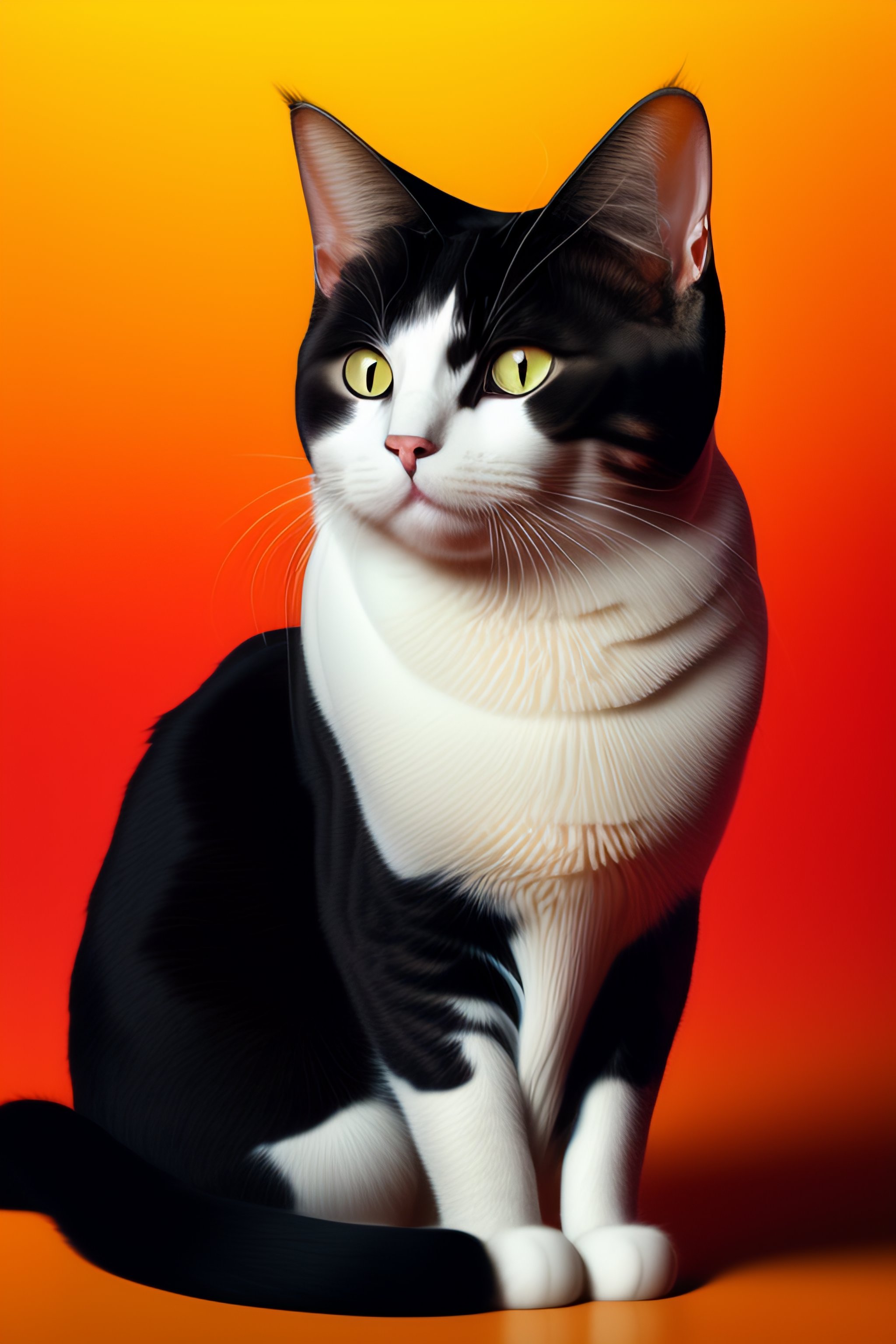 Lexica - A cat with fin