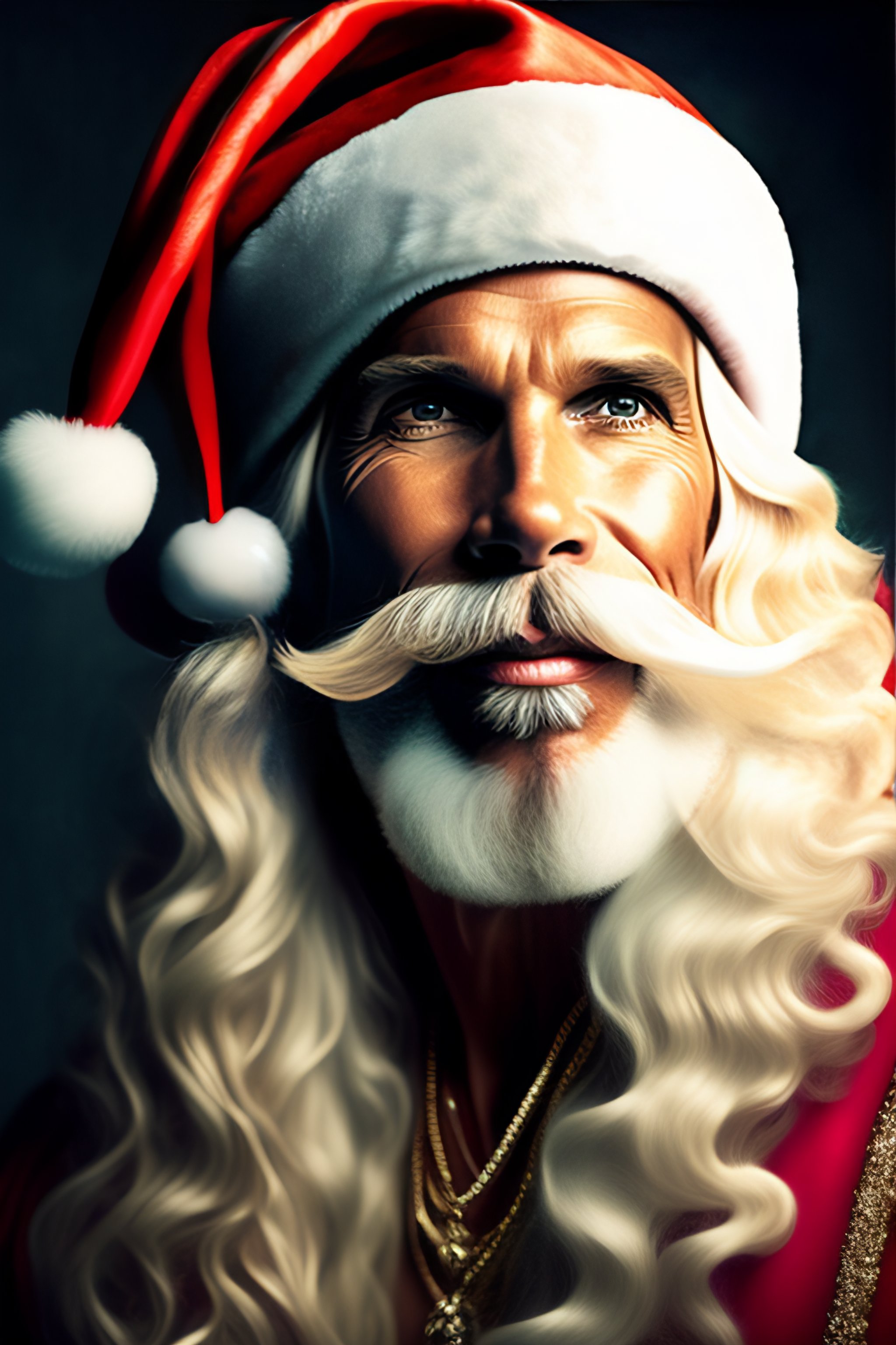 Lexica - Steven Tyler as Santa Claus
