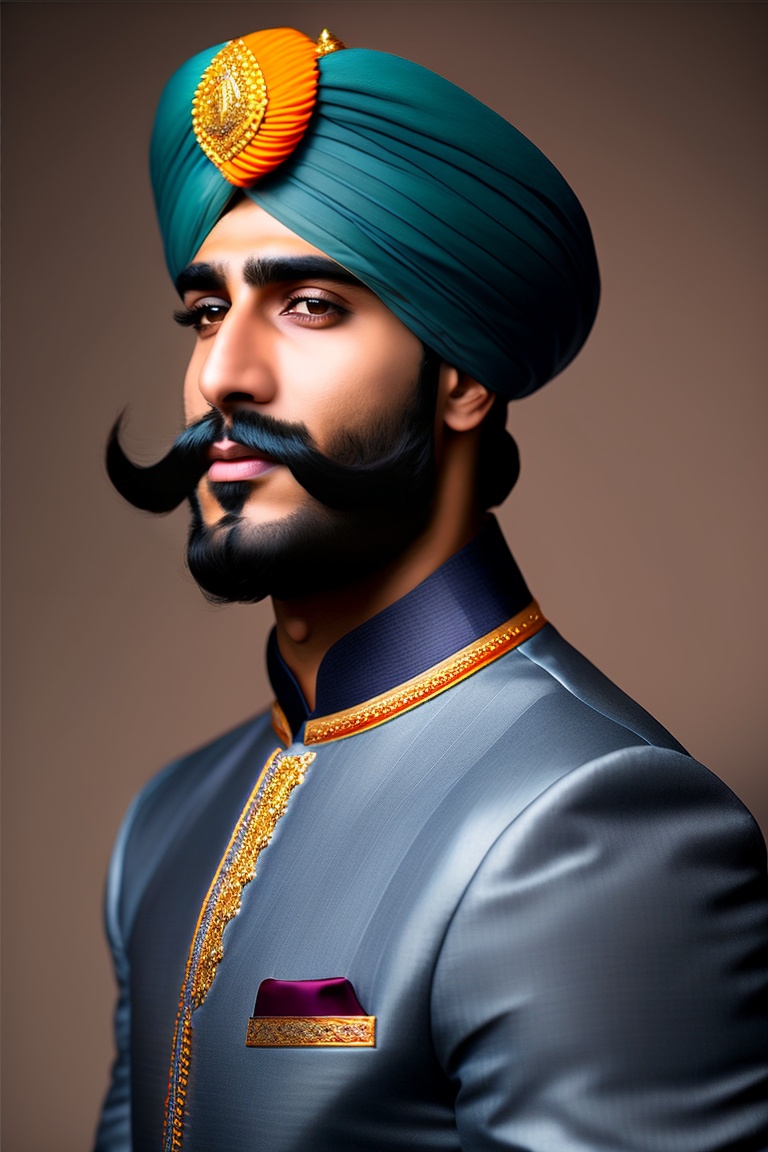 Lexica - A young handsome pakistani punjabi muslim jut man standing in ...