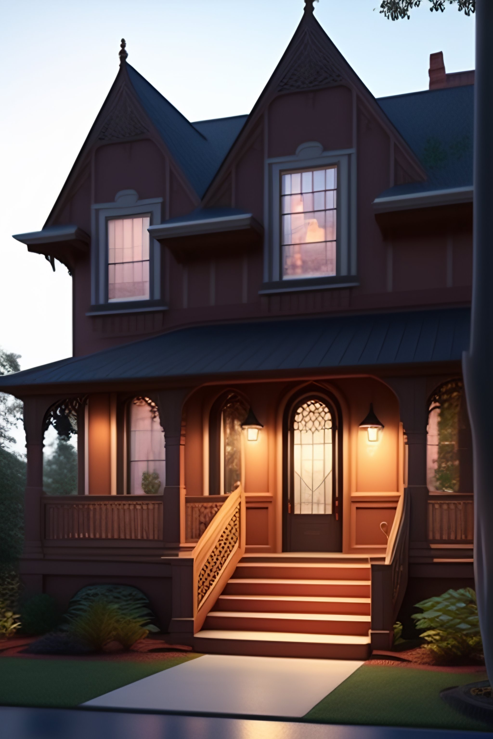 Lexica - Symmetrical!!! Picture of a cozy, well kept, 2 story red brick ...