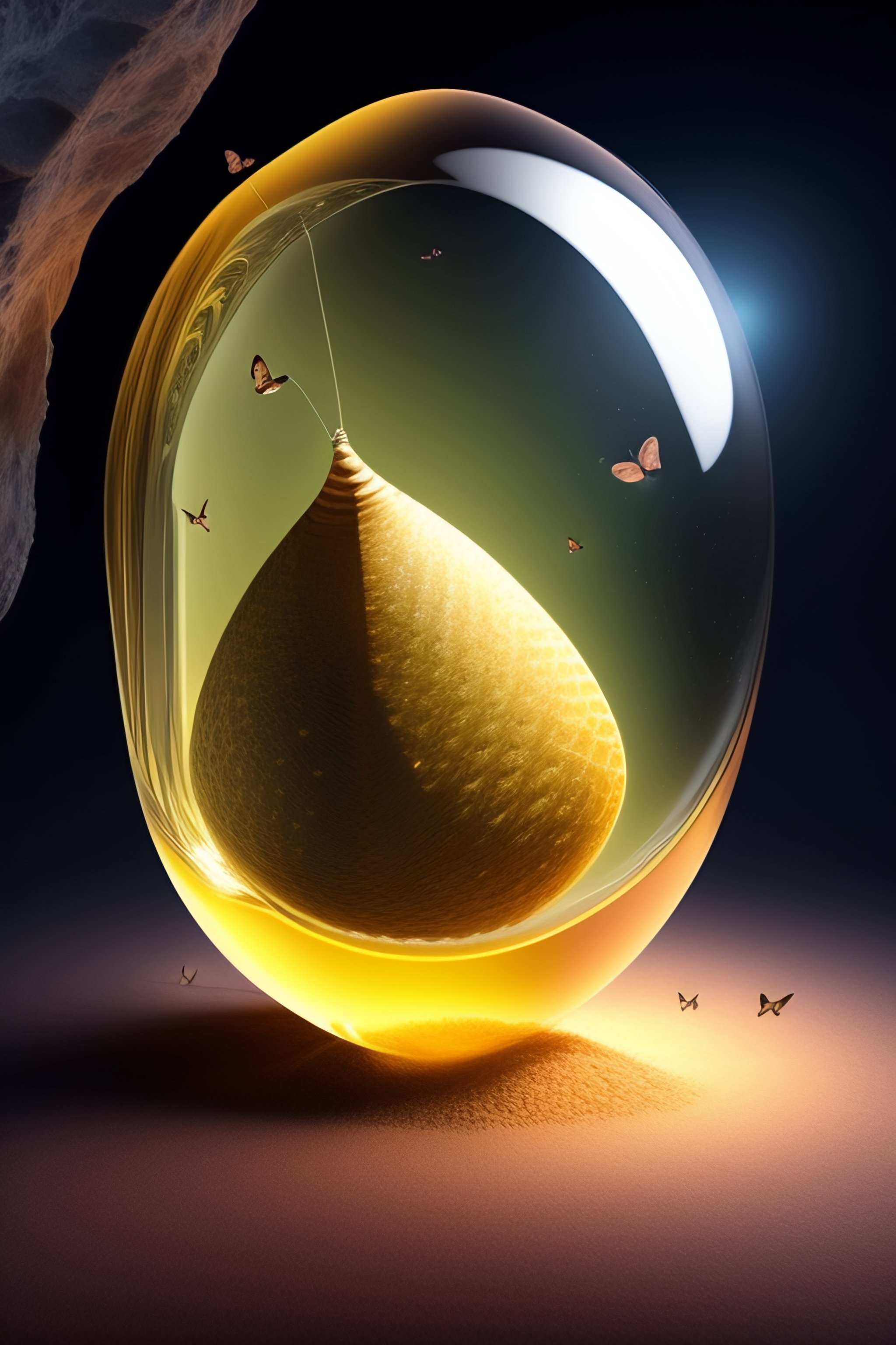 Lexica - There are a lot of cocoons in the picture; The cocoon is ...