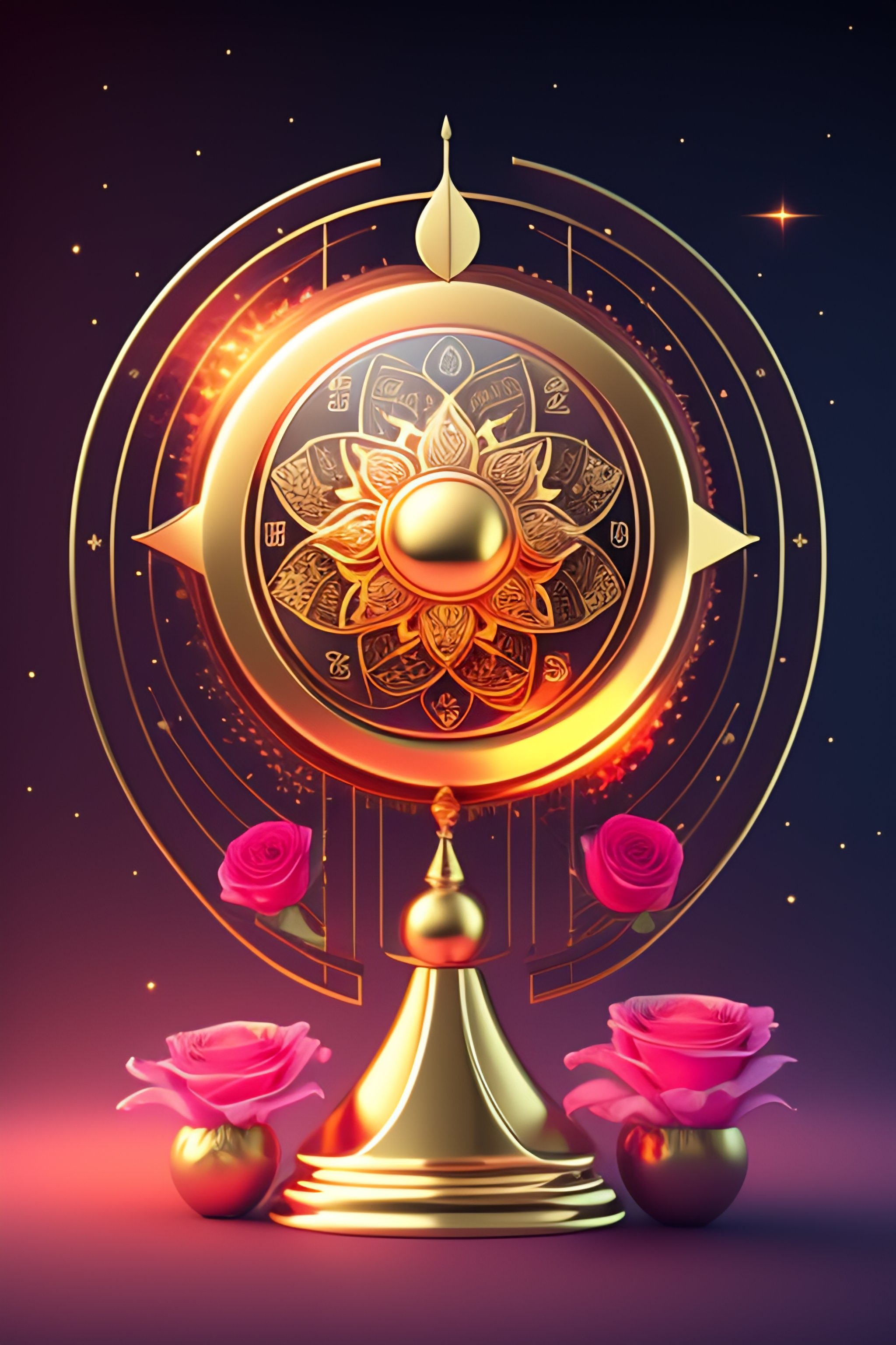 Lexica - Libra zodiac visualization, sun, roses, hyper detailed, ultra ...