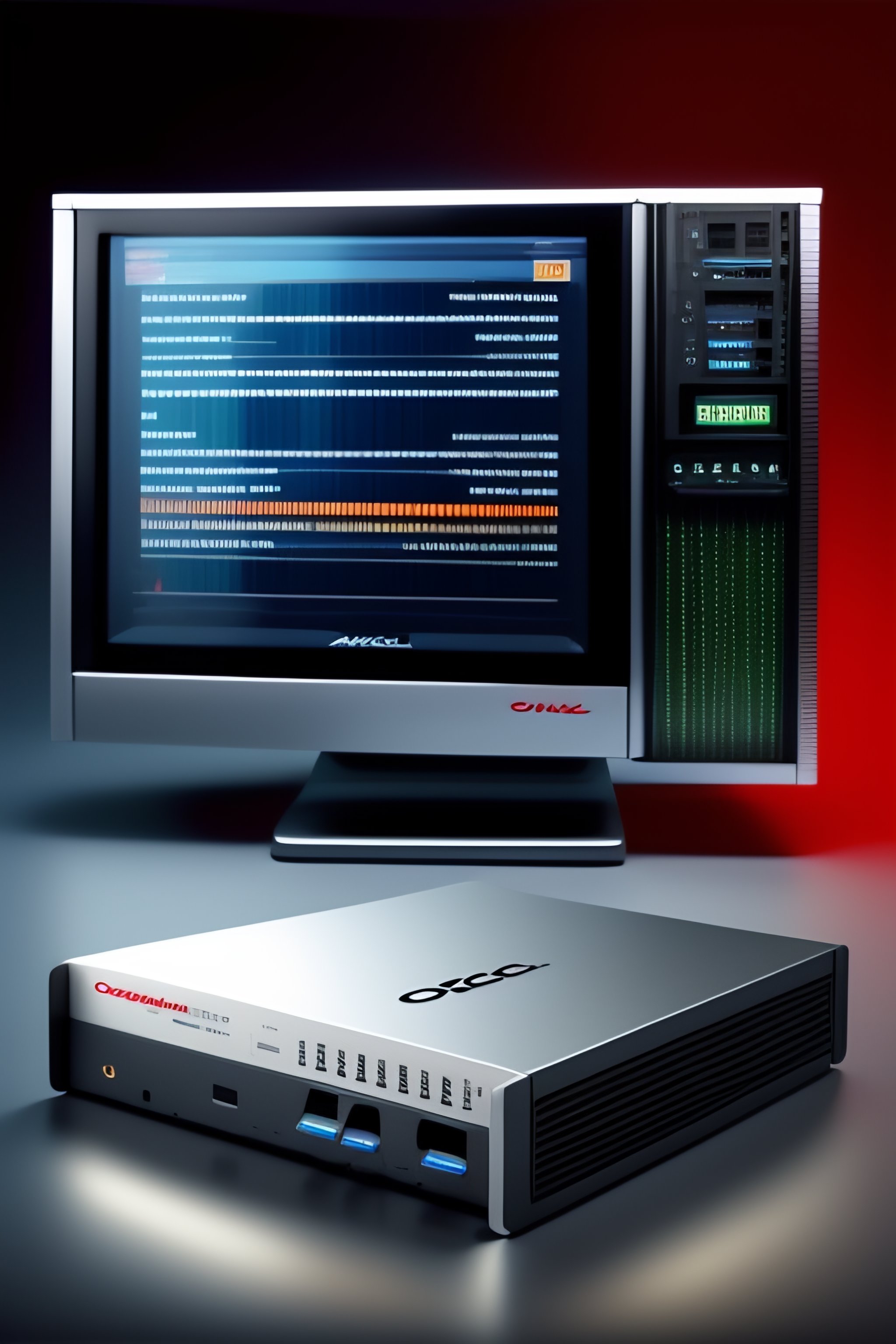 Lexica - Computer with label oracle vbcs and oracle JET