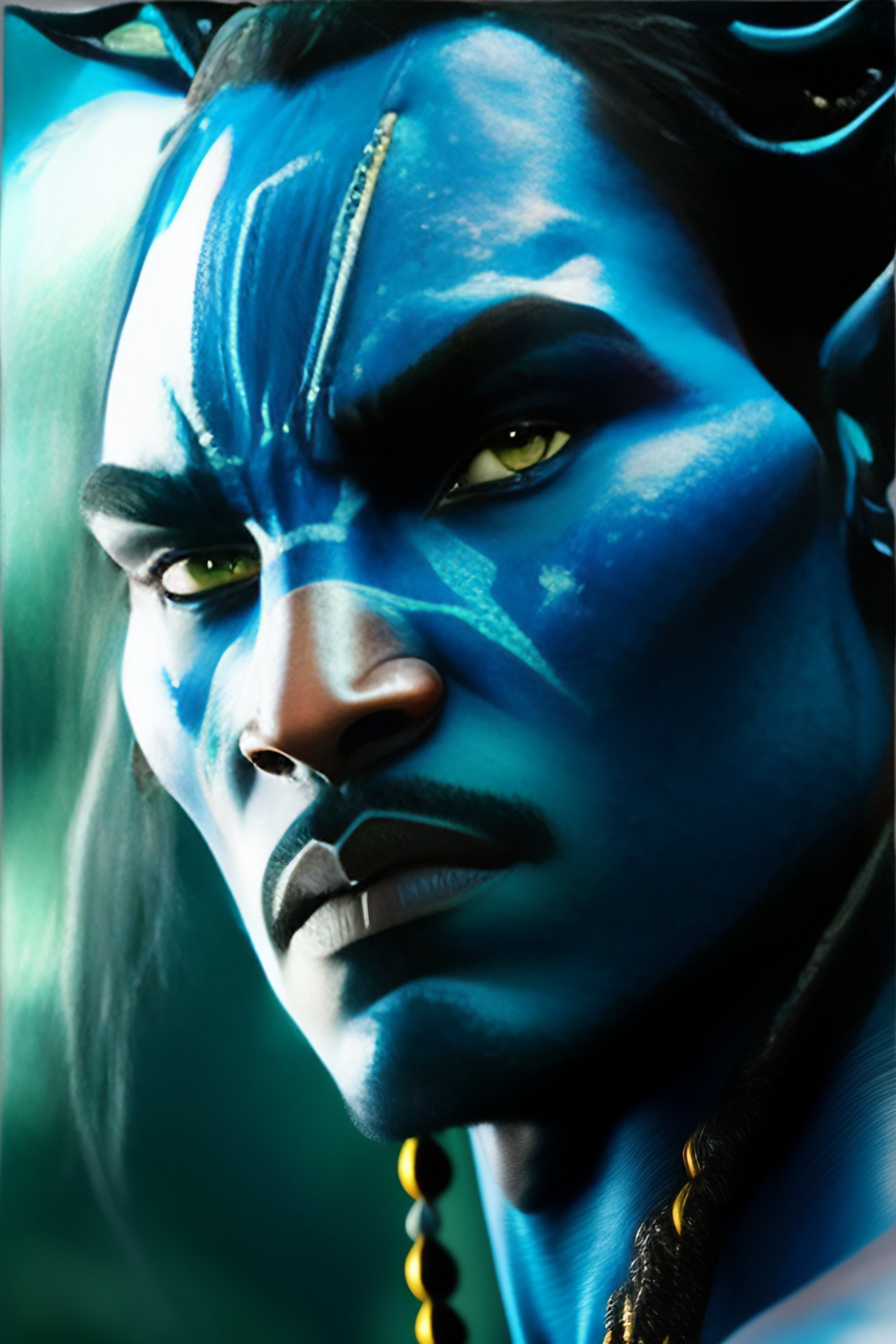 Lexica - A hyper realistic photo of blue Na'vi from the movie Avatar ...