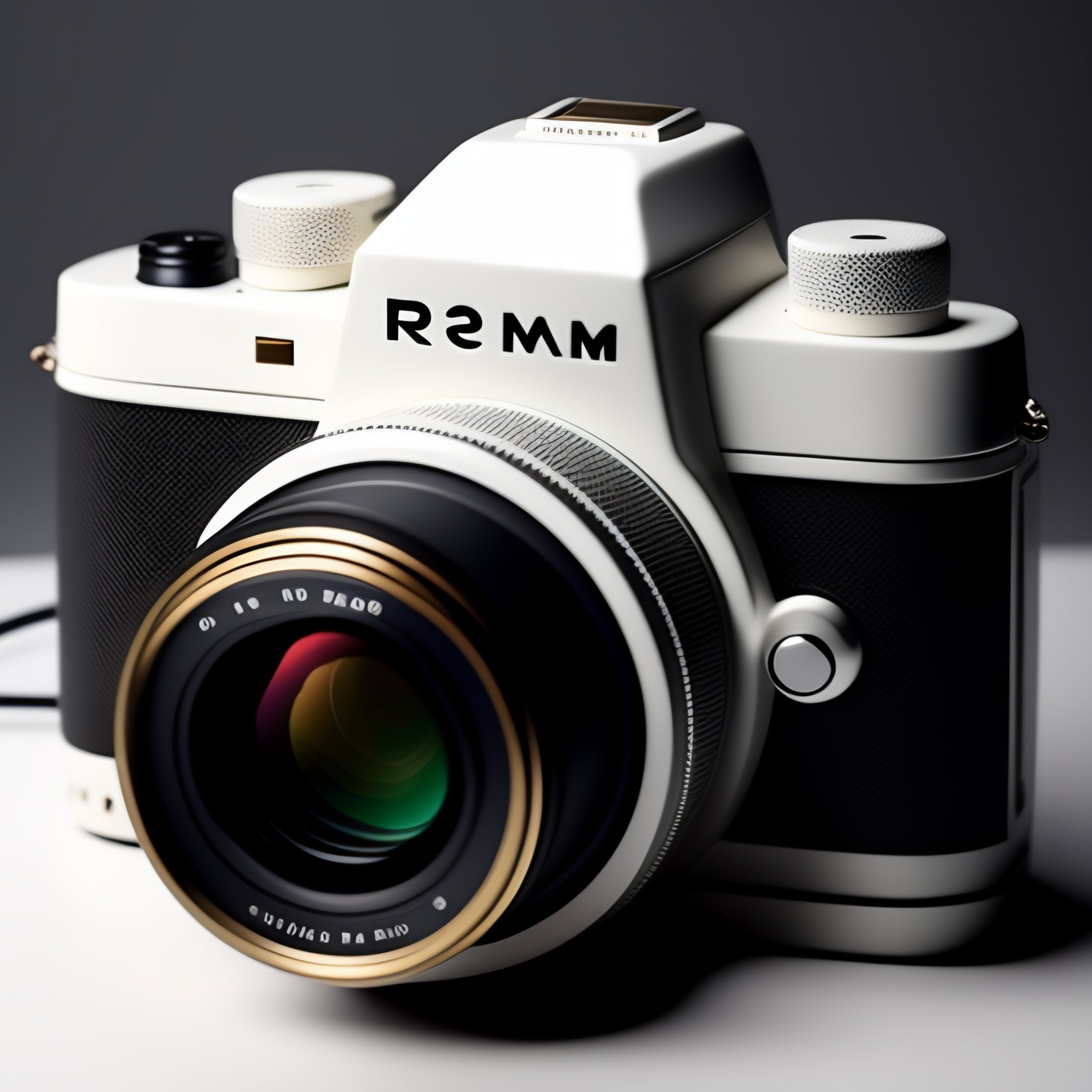 Lexica - A digital camera designed by Dieter Rams. Intricate details