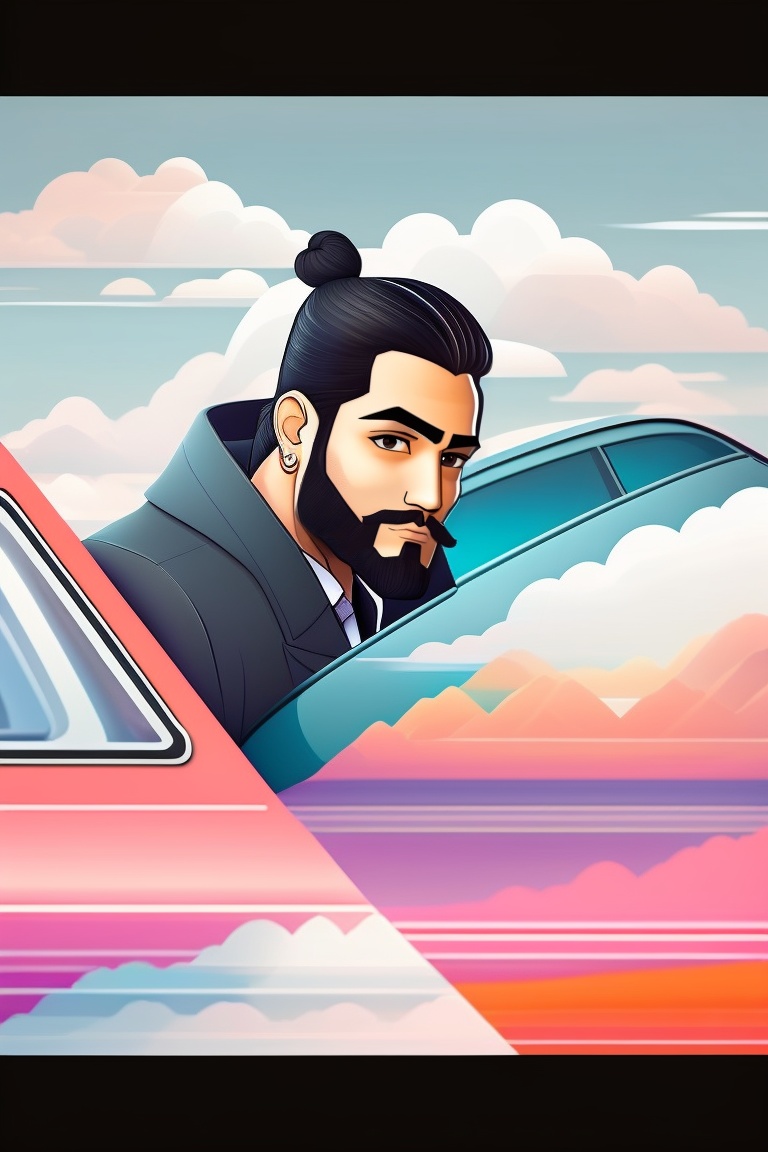 Lexica - Hyper detailed illustration of a south Indian male podcaster ...