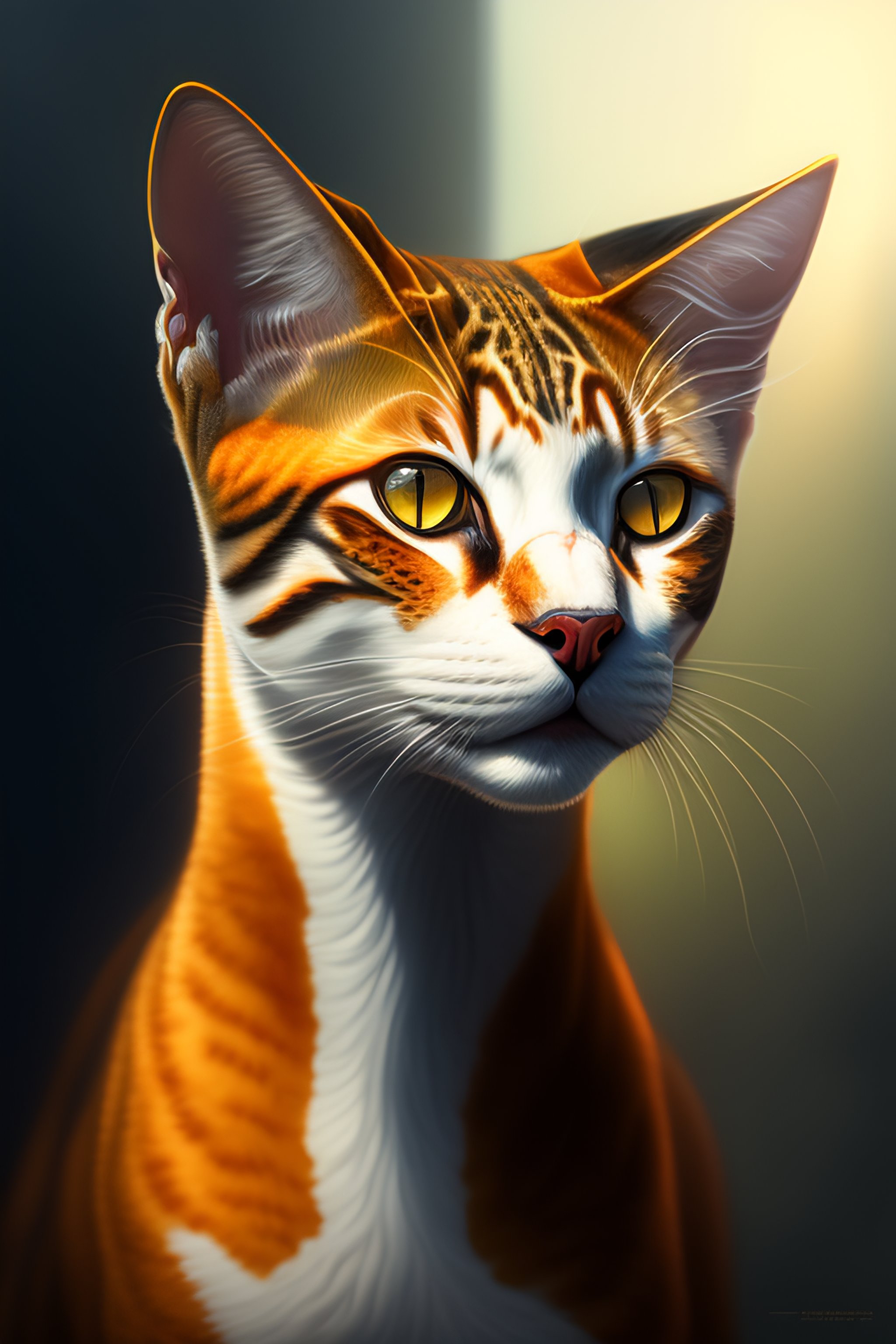 Lexica - Head portrait of a slim and young zombie cat, 7 days to die ...