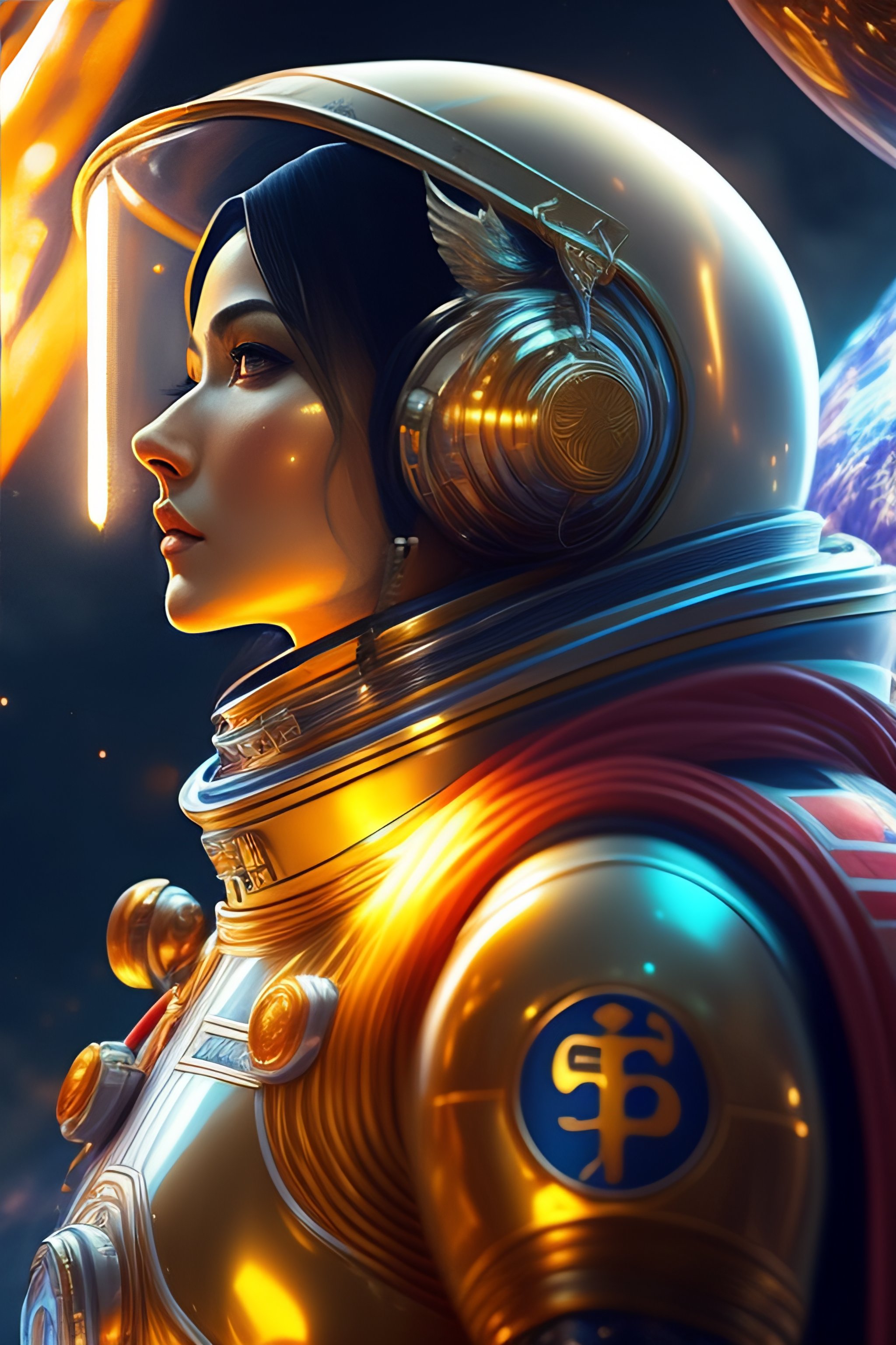 Lexica - God in a astronaut suit, intricate, sanji, highly detailed ...