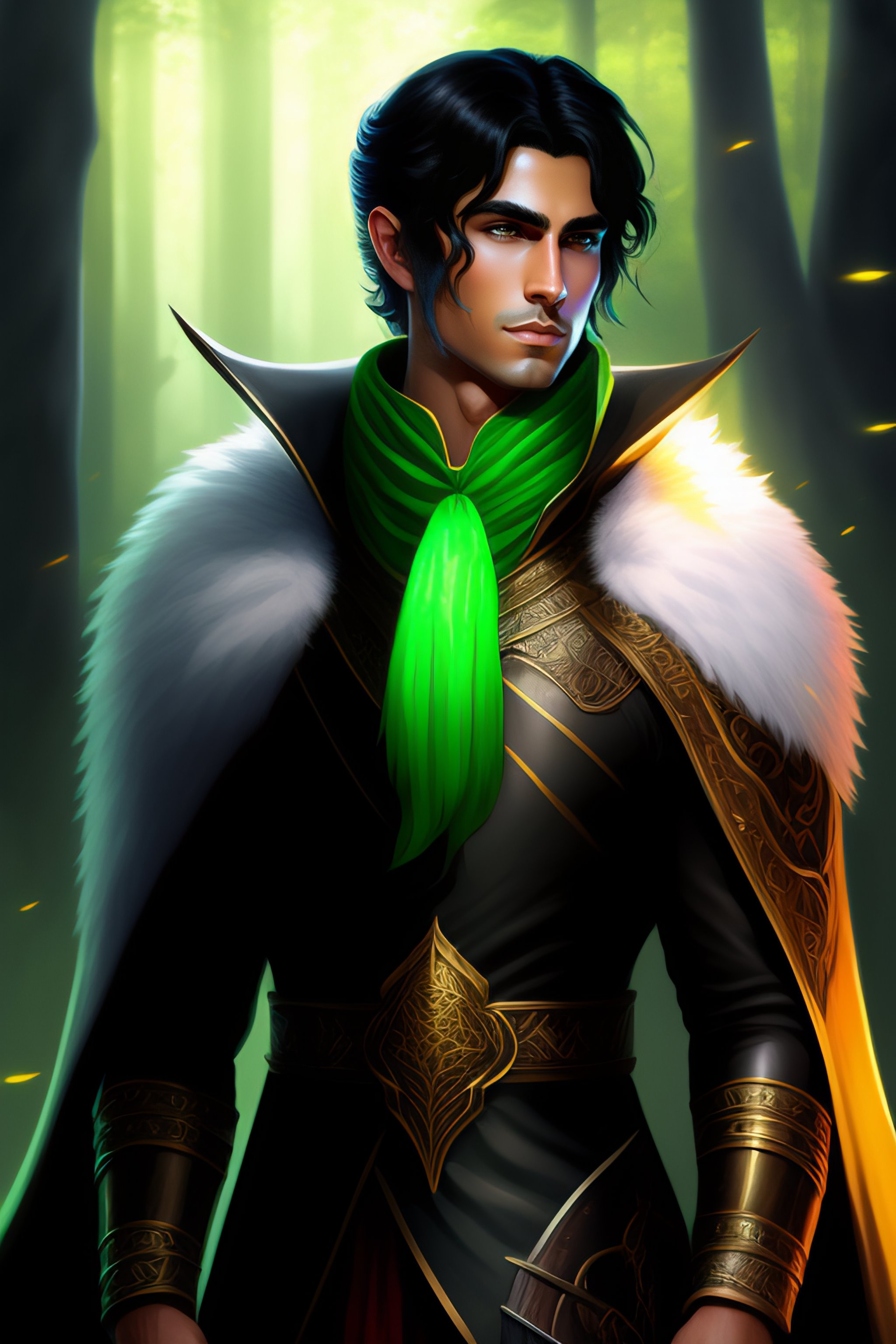 Lexica - Magic the gathering, Planeswalker, Black hair, Black and green ...