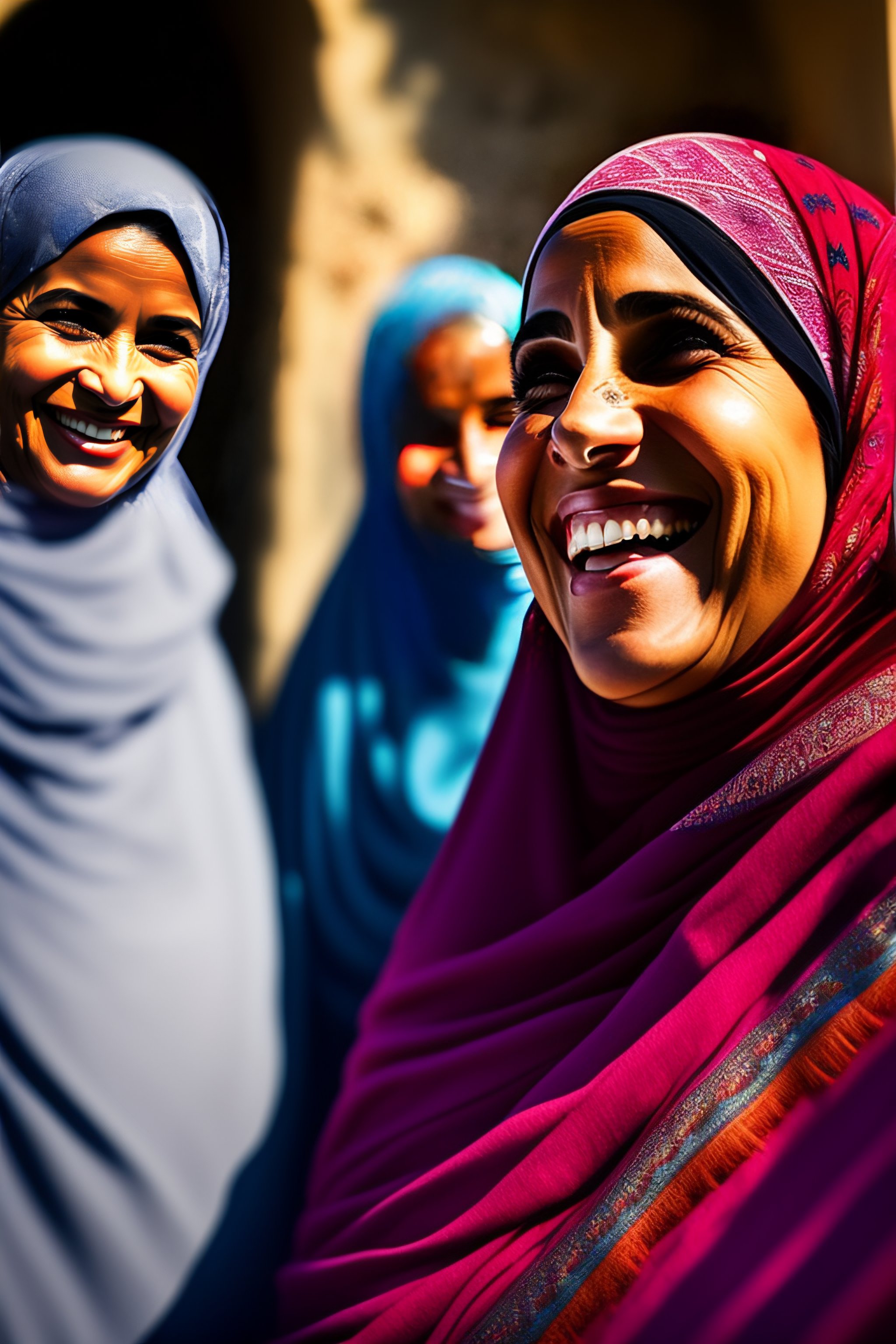 Lexica - Palestinian ladies laughing