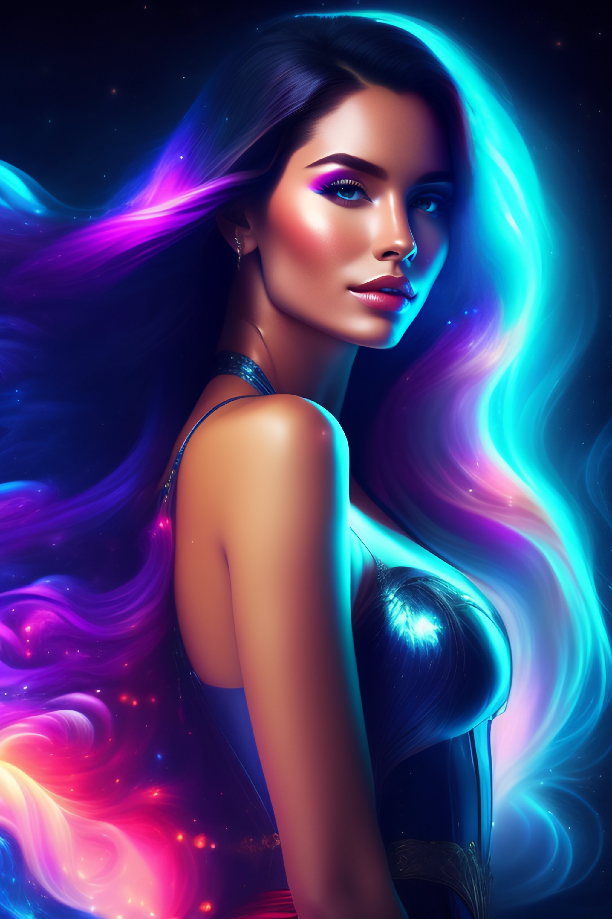 Lexica - Fantasy world, pretty face, 8k, full body, magic, bacground ...