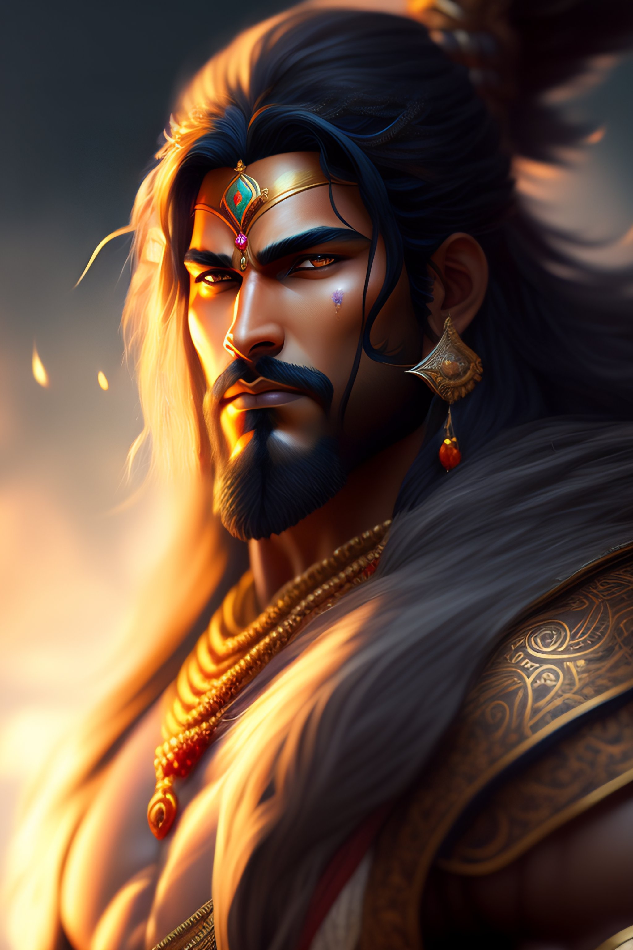 Lexica - Rugged zeus as kripacharya ( Mahabharat characters) indian ...
