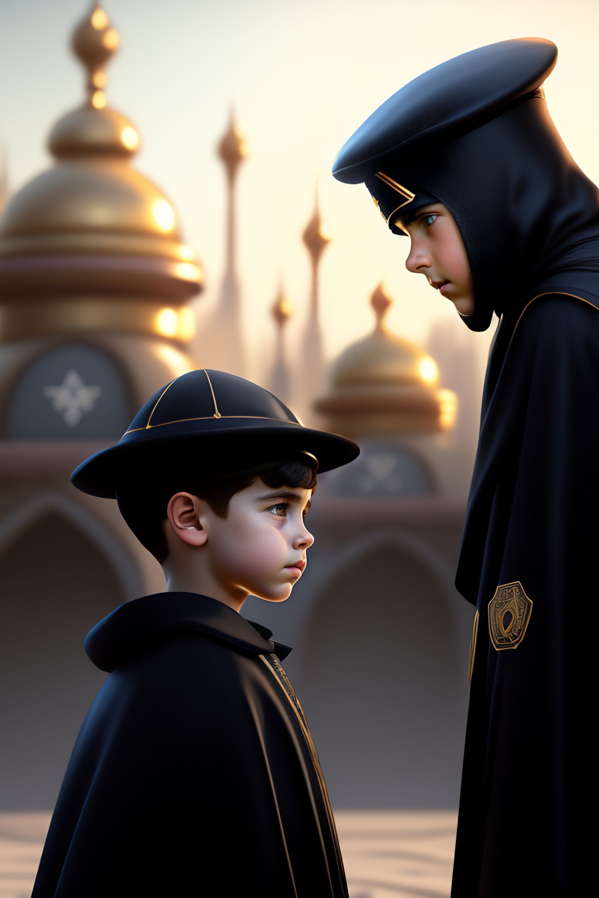 Lexica - An Israeli Jewish boy, ultra-Orthodox, superhero, wearing a ...