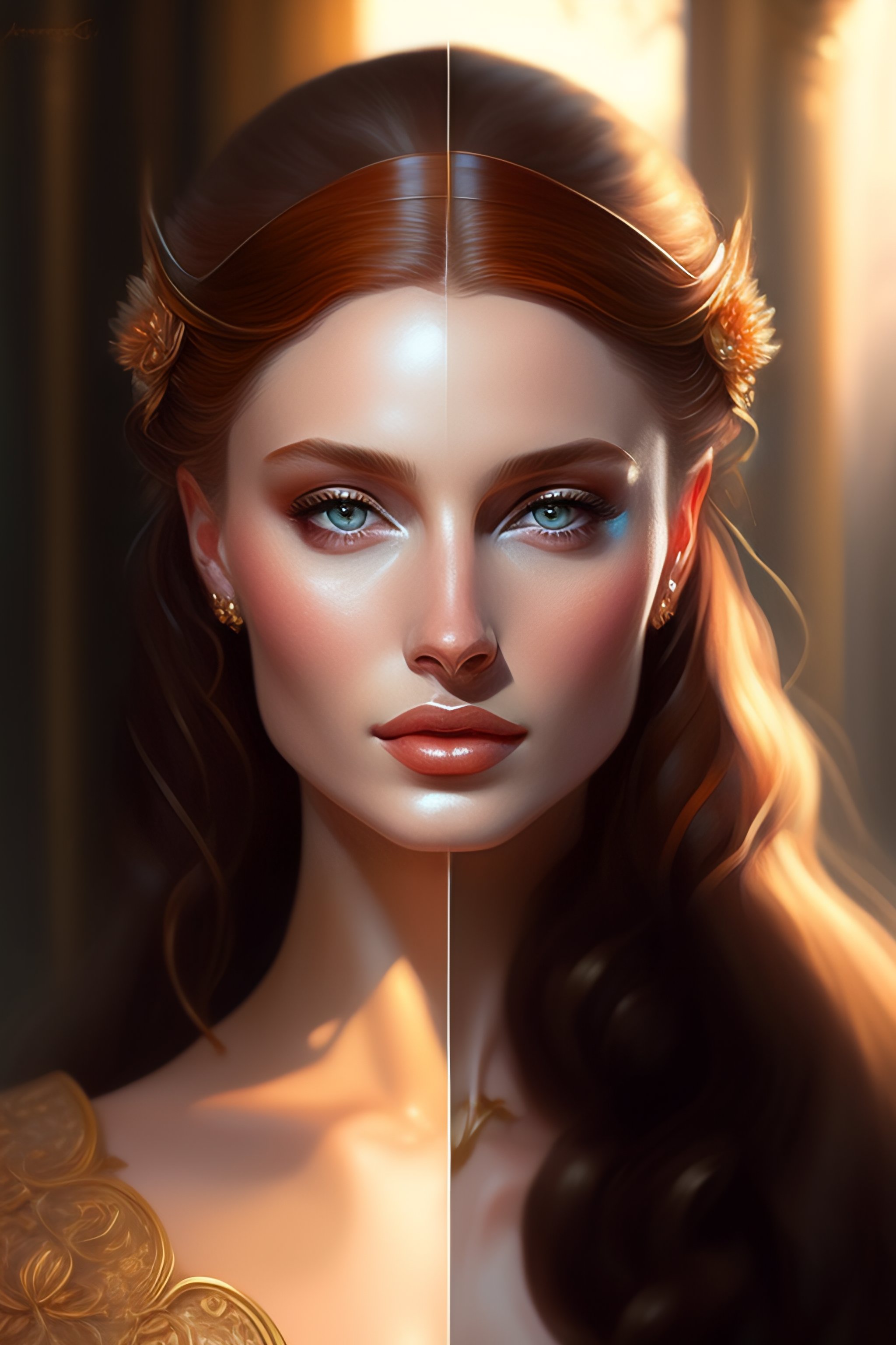Lexica - Sansa angeline jolie, intricate, elegant, highly detailed ...