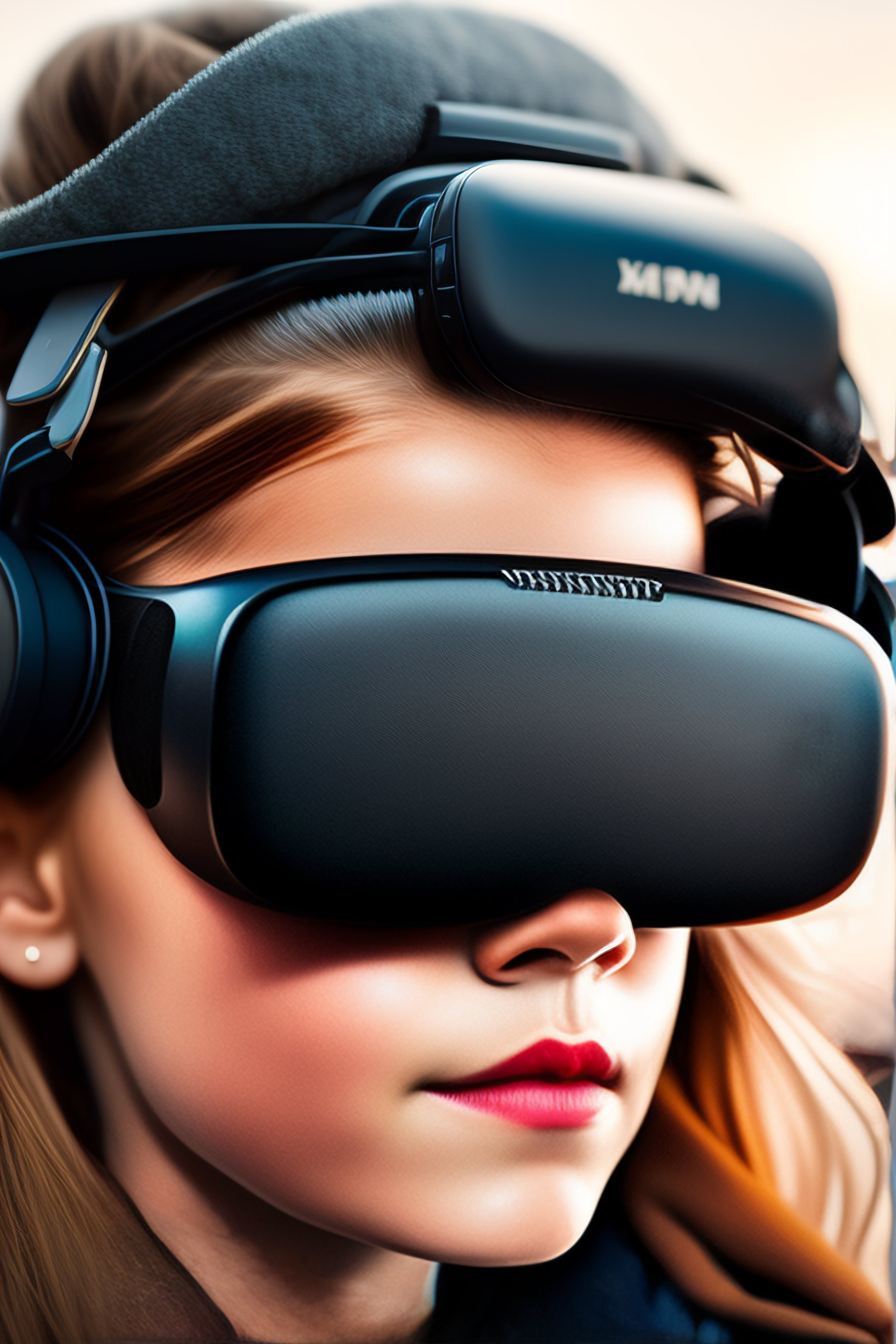 Lexica - Portrait of a girl with VR