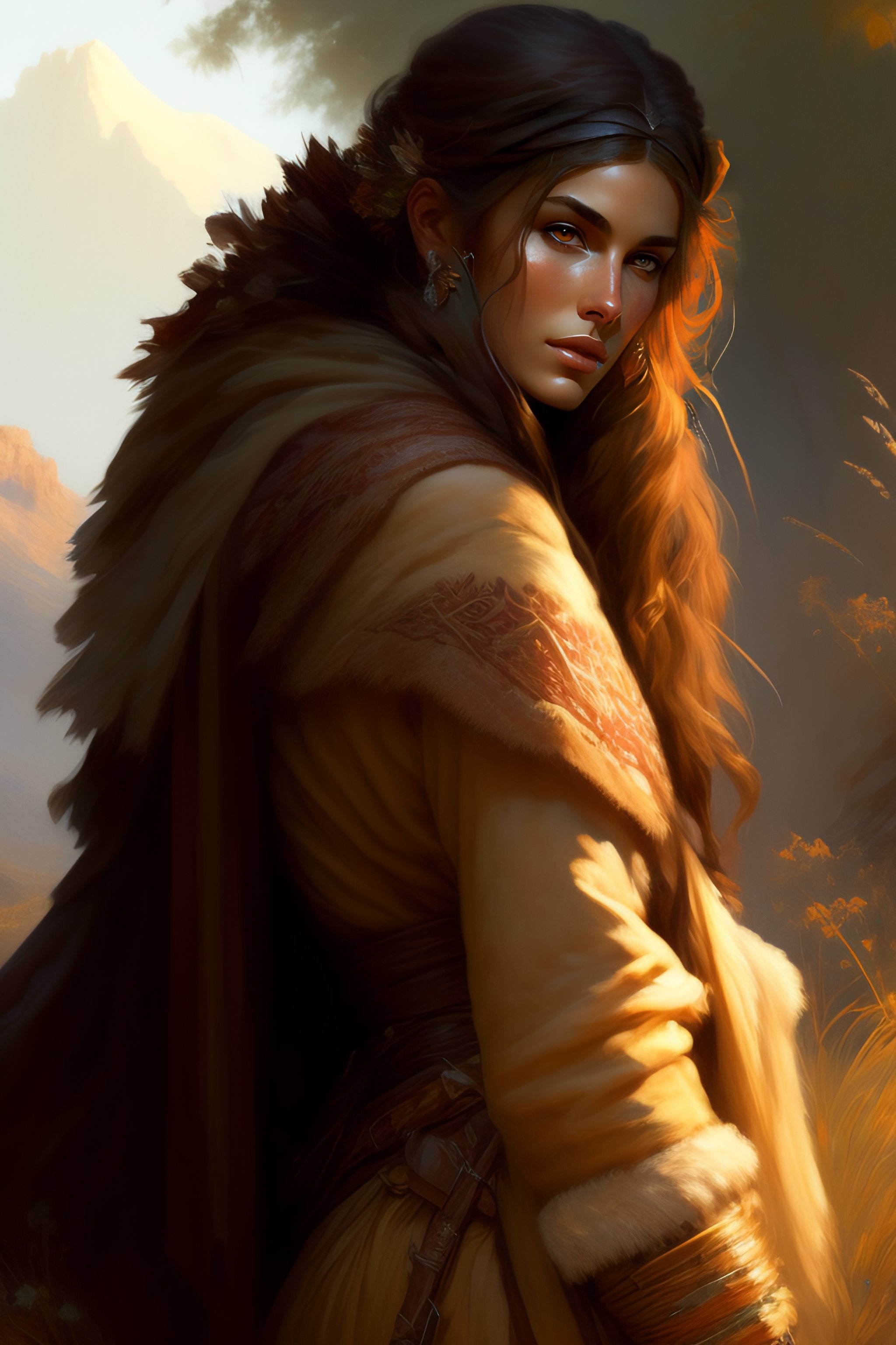 Lexica - A full body portrait of a beautiful soldiers quarter bedouin ...