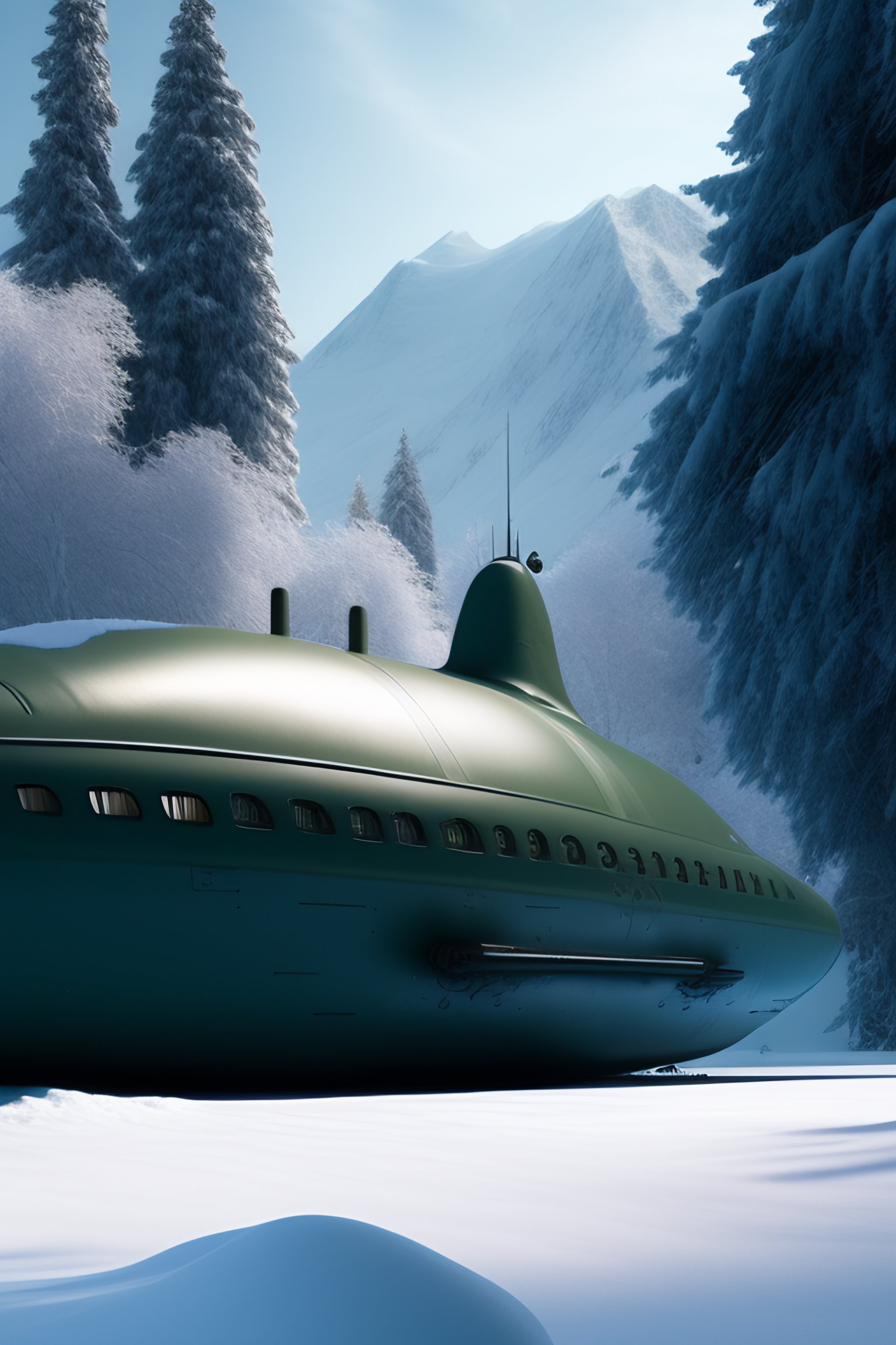 Lexica - A submarine in snow