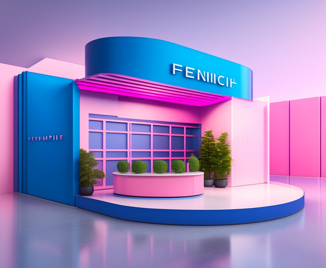 Lexica - Big exhibition stand for autograph session with a fenced-off ...