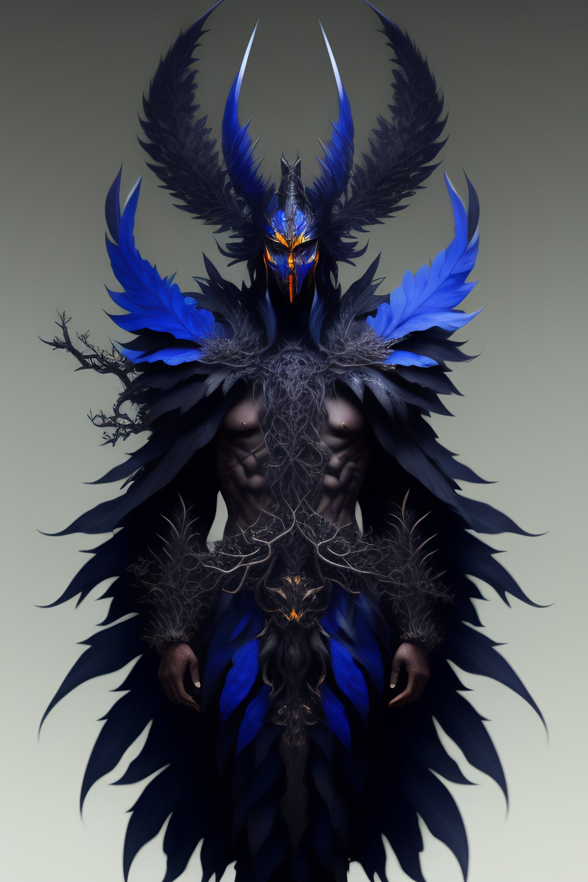 Lexica - Fullbody creature concept demon of pride looks like a ...
