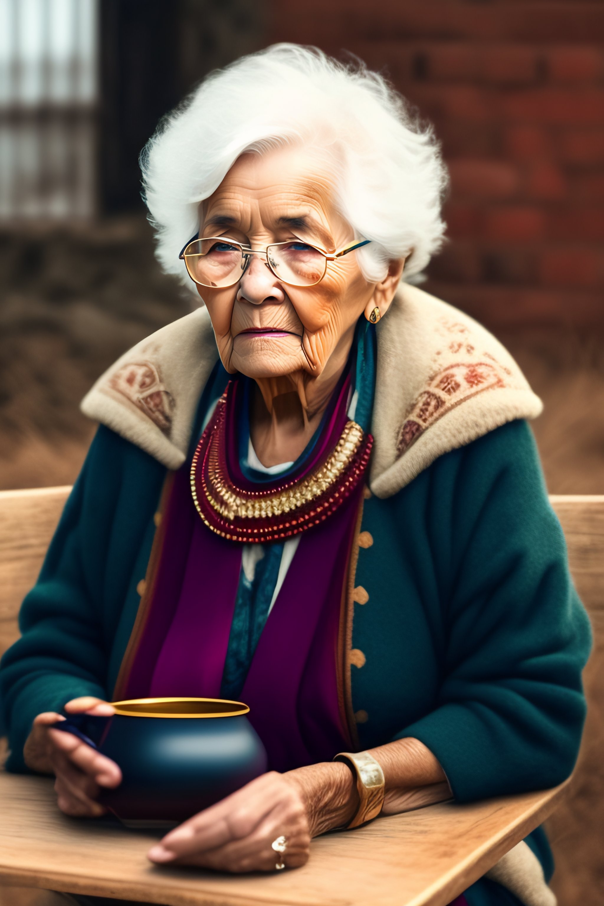 Lexica - Old woman hero