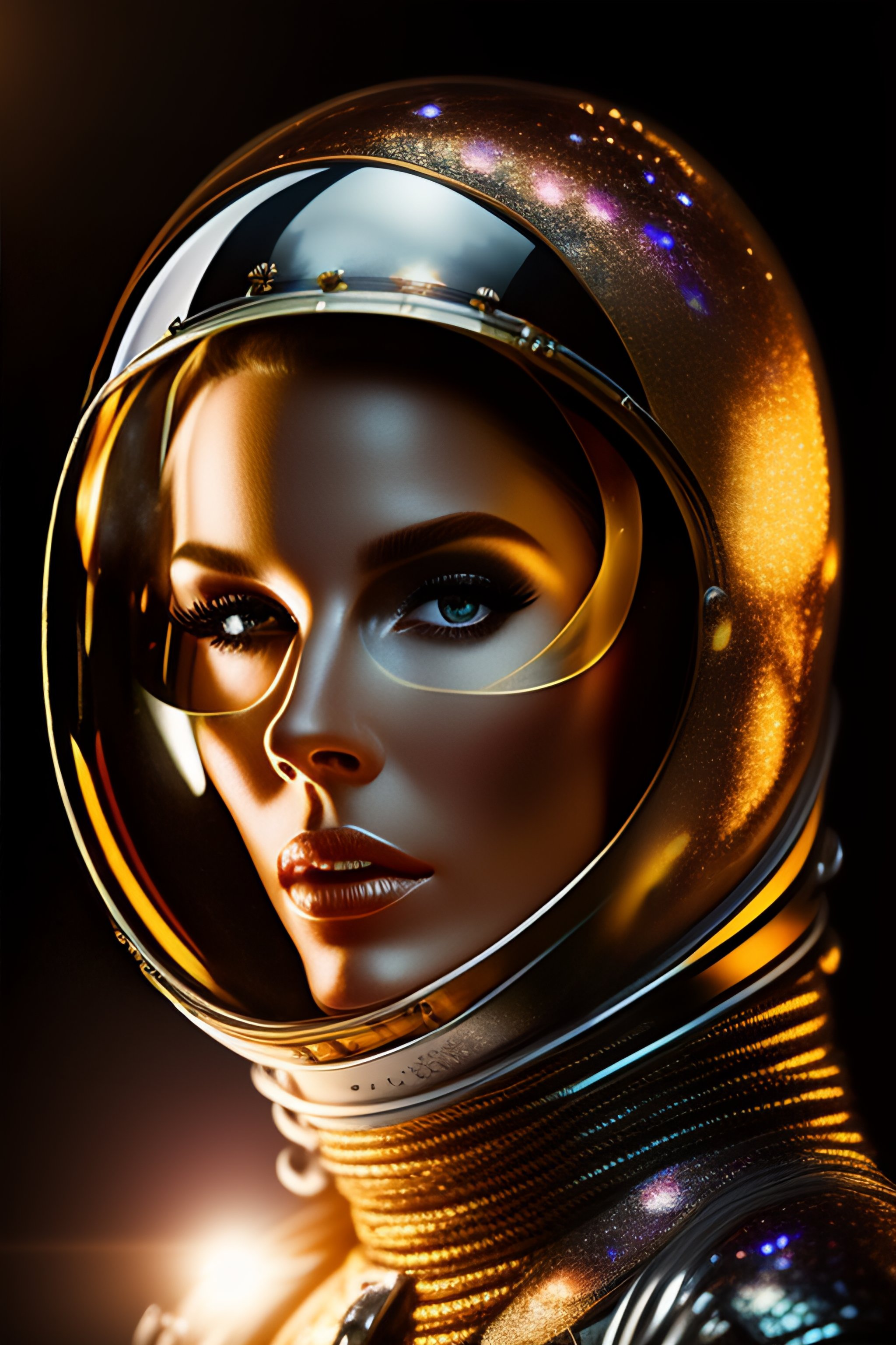 Lexica - Close-up portrait of the face of a beautiful princess in a ...