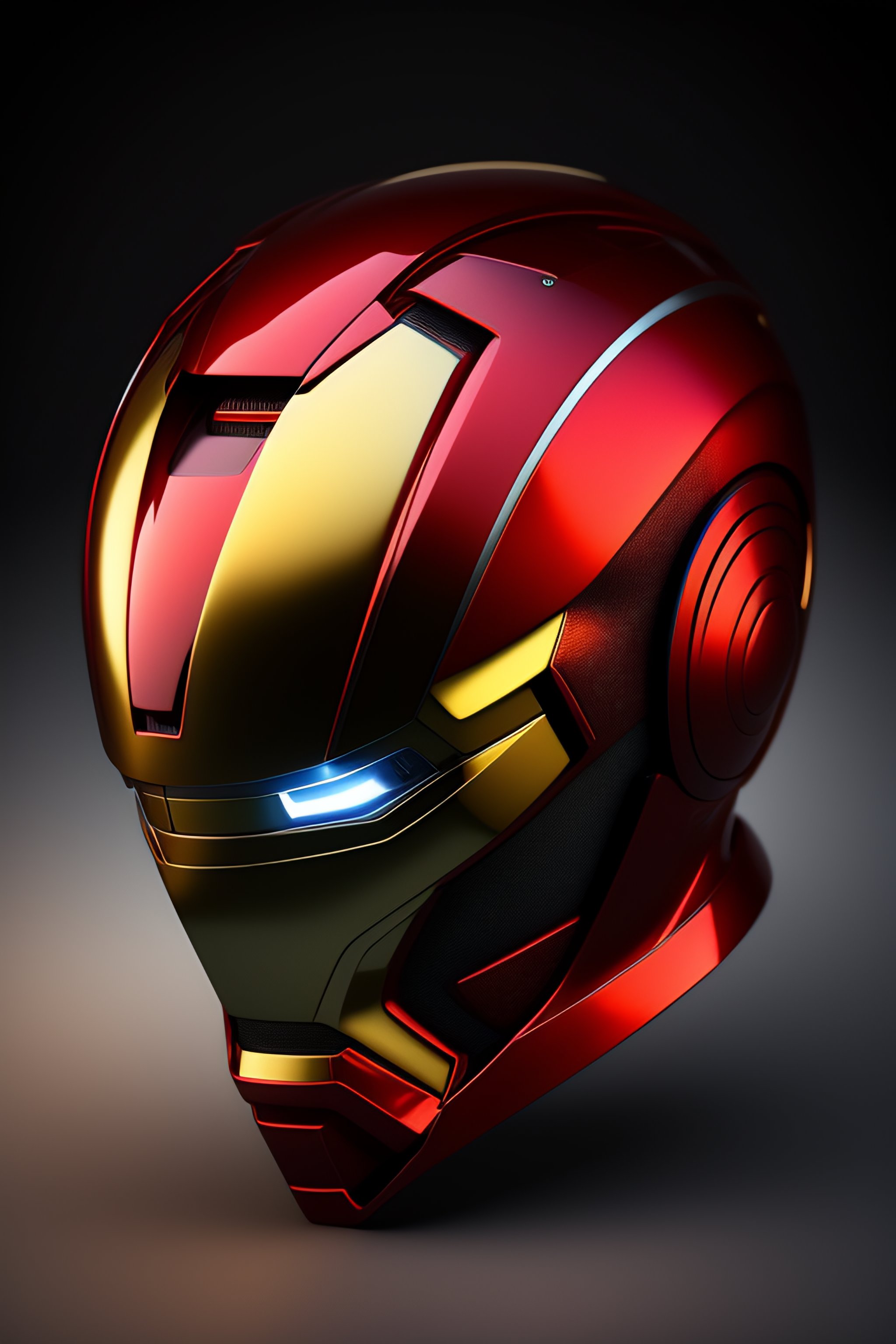 Iron Man Helmet Side View