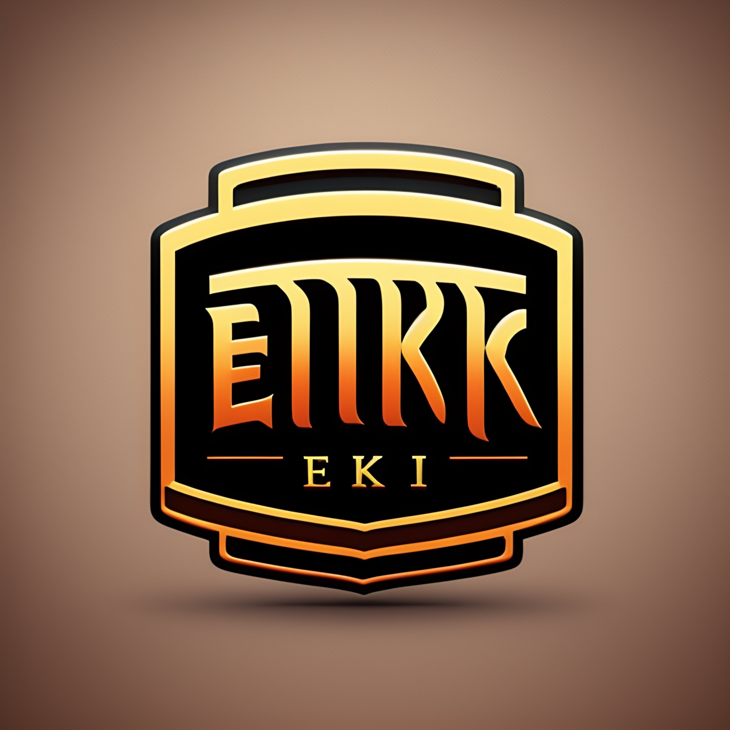 Lexica - Simple logo design of letter “Eki Art”, flat 2d, vector ...