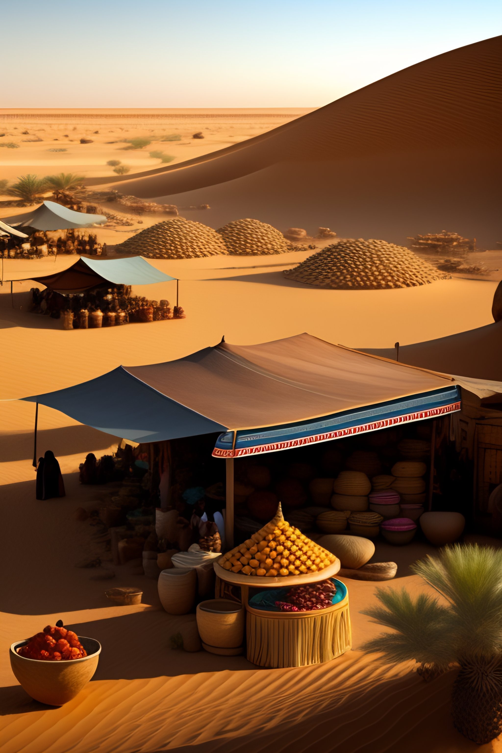 Lexica - ARAB MARKET IN THE DESERT