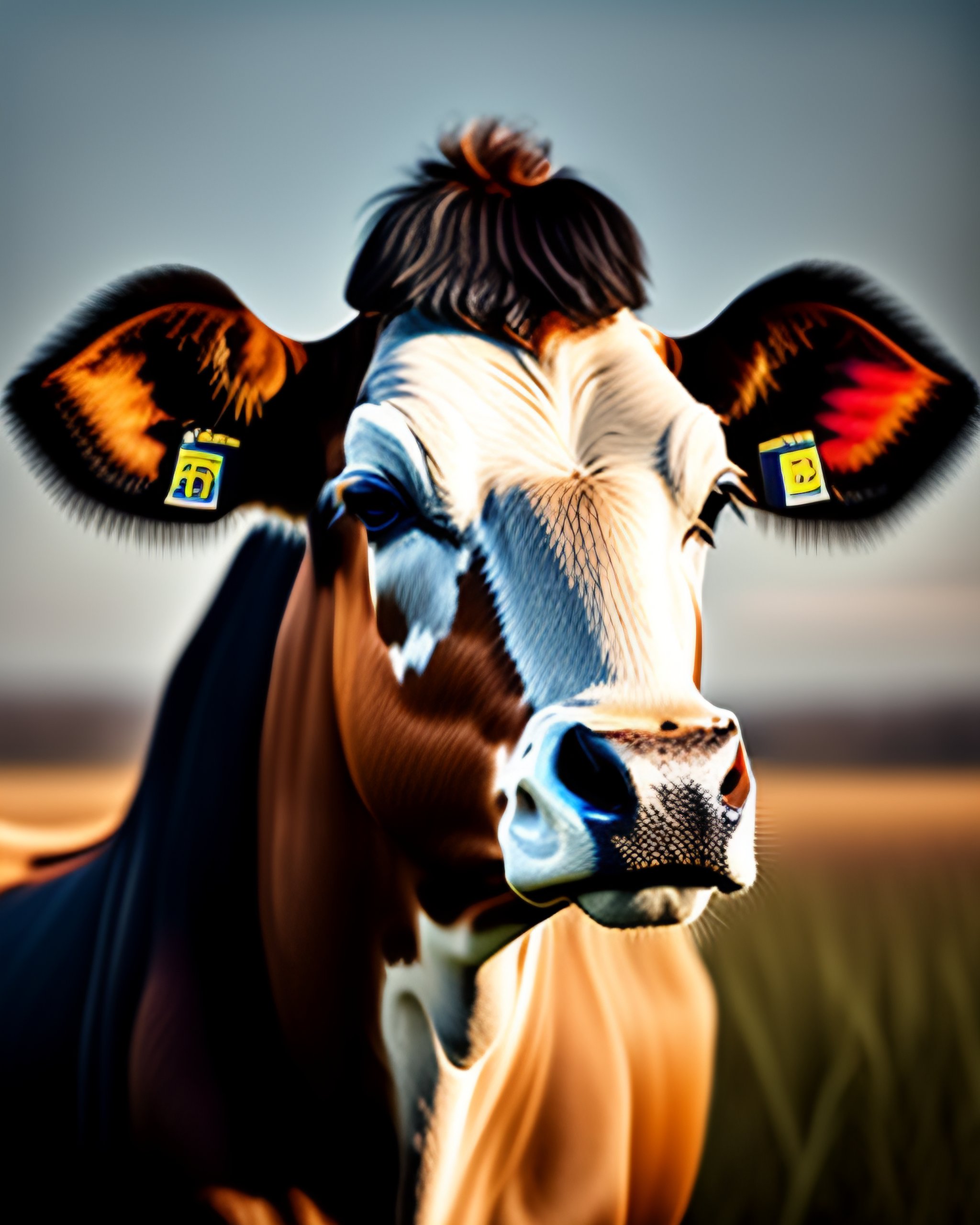 Lexica - Portrait of a royal cow