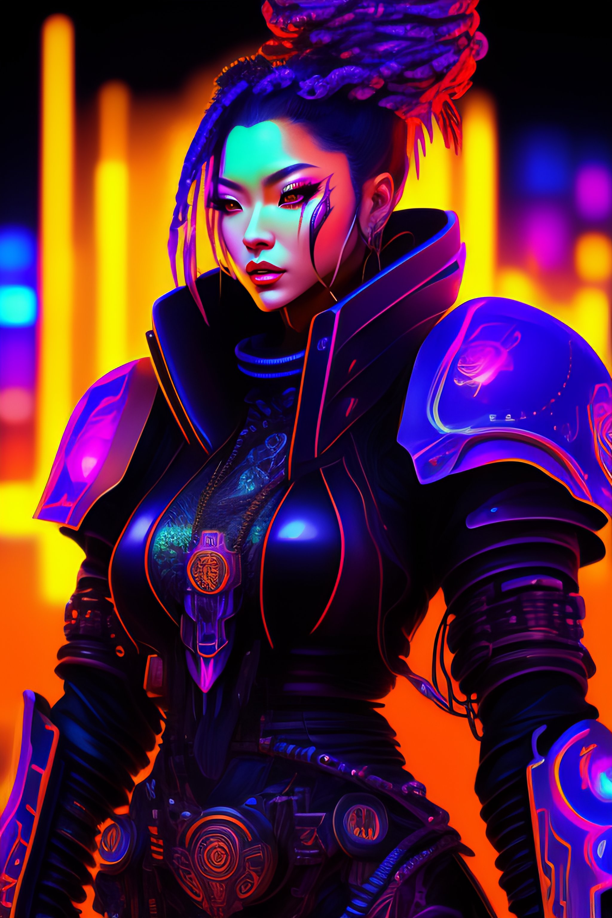 Lexica - A whirlwind of souls rushing inside the metaverse, half body ...