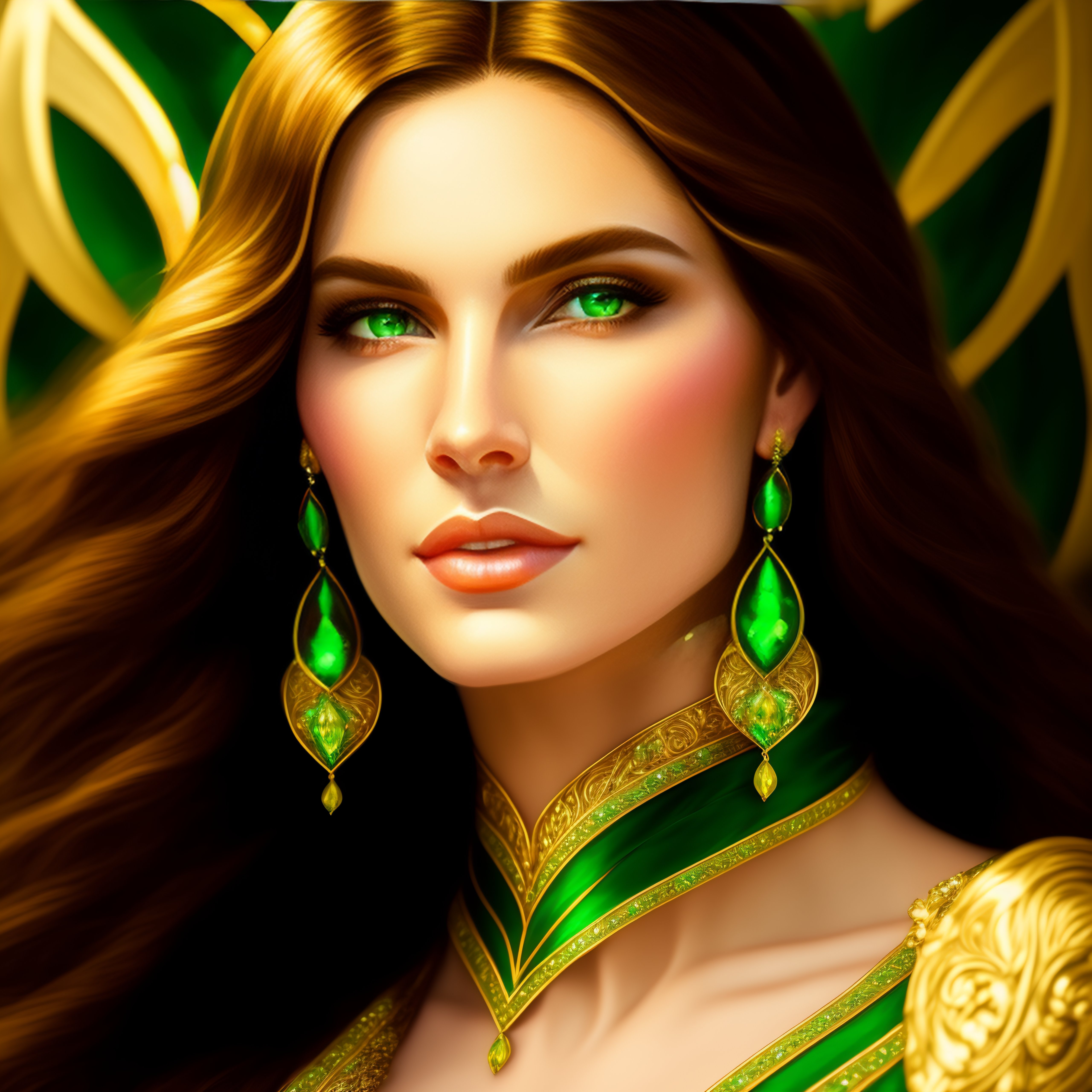 Lexica - Symmetry!! full body portrait of a shapely beautiful queen ...