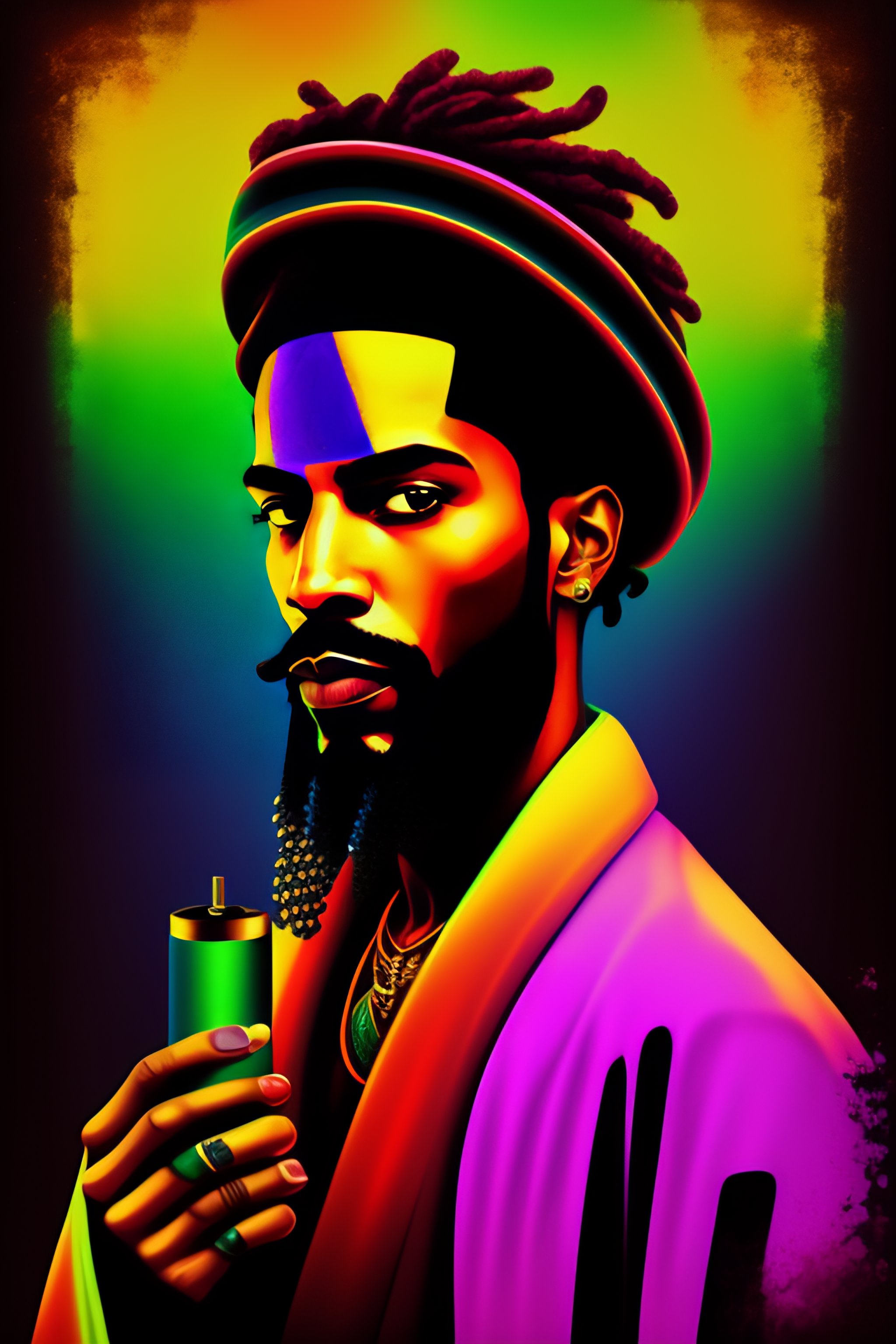 Lexica - An anthropomorphic handsome rasta man borderlands 3 psycho ...