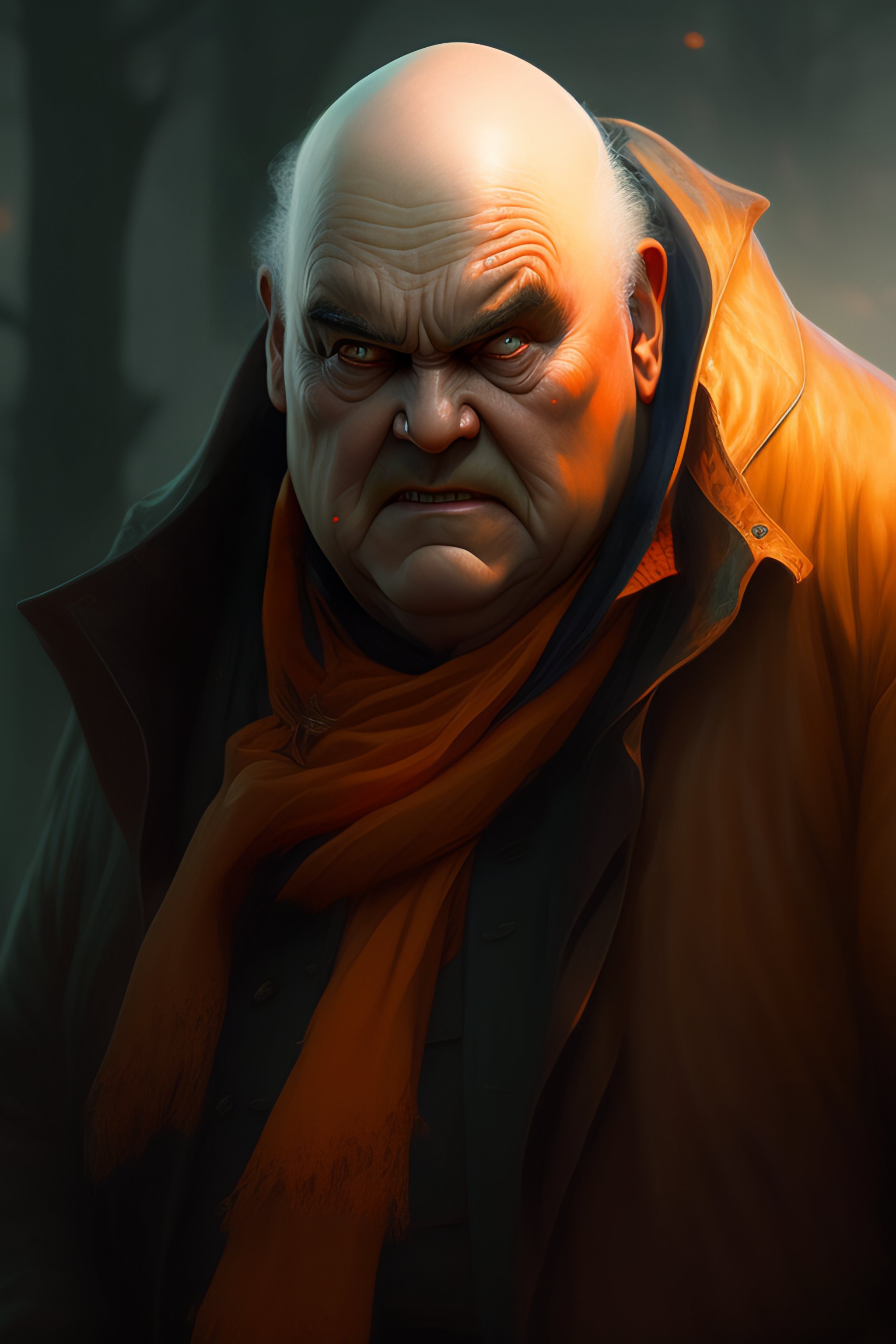 Lexica - Evil warlock, one eye, evil!!!!, wrinkled, John Candy, old ...