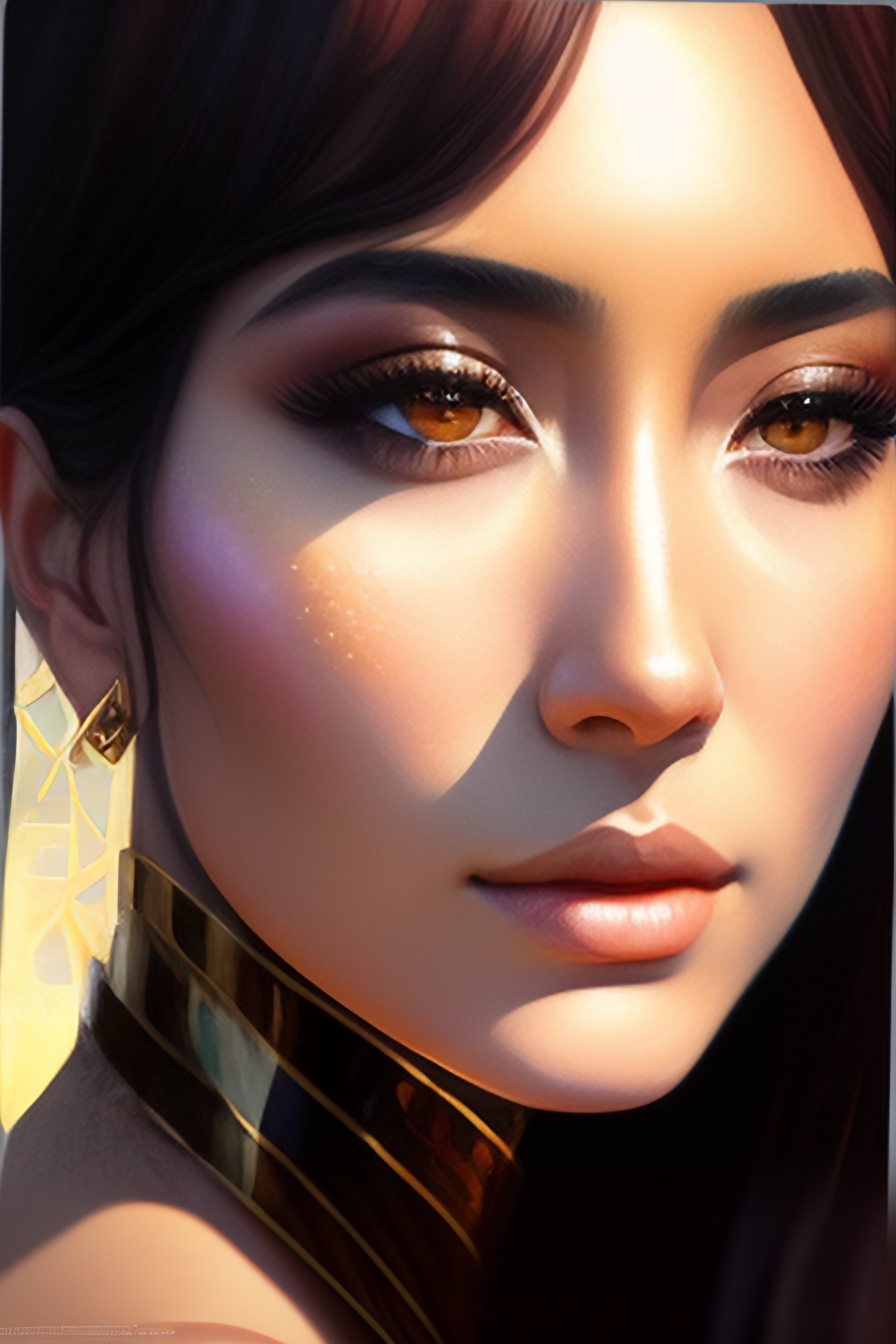 Lexica - Extra large eyes, Highly detailed eyes, fine details wet skin ...