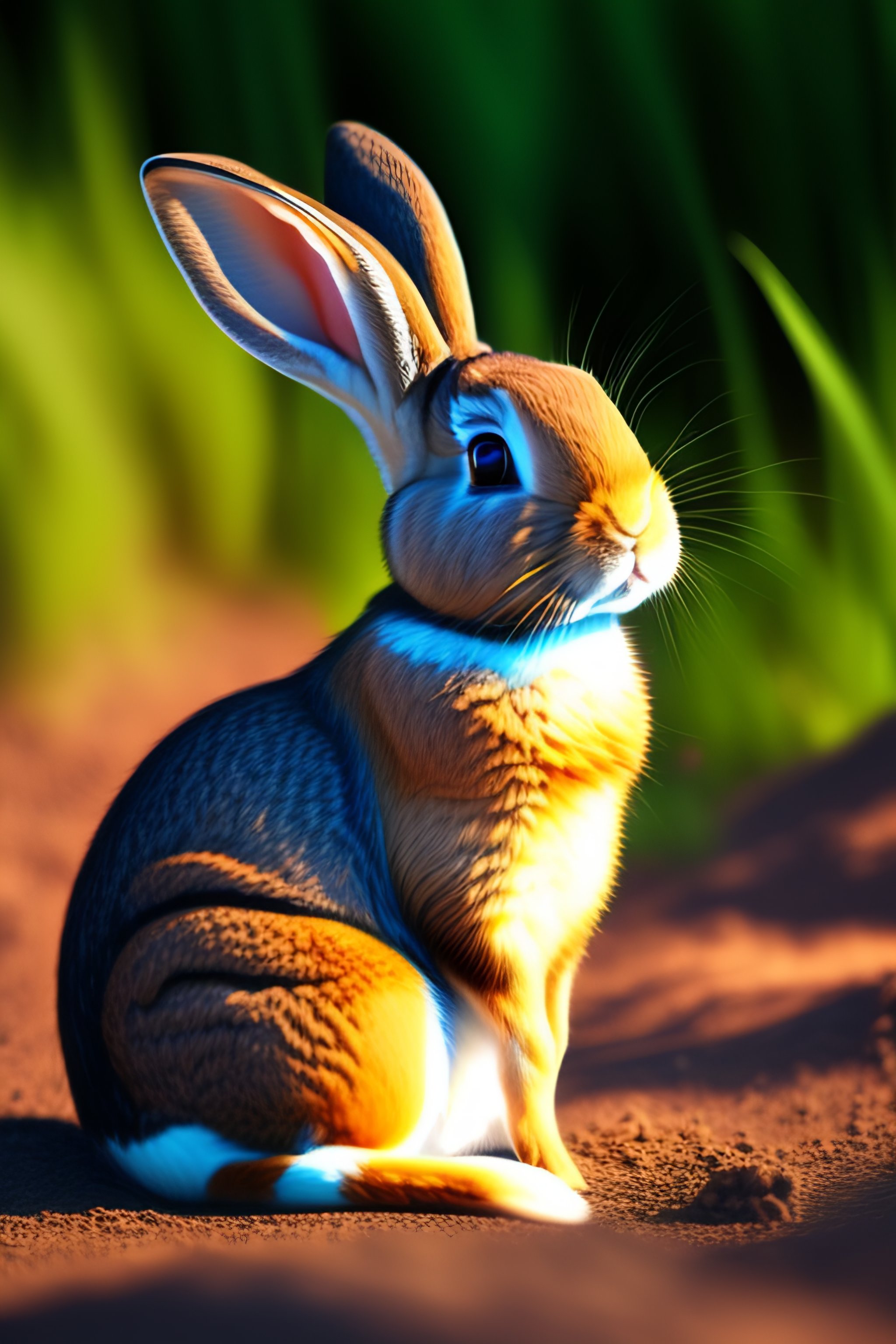 Lexica - Rabbit drawing in comic art nothing special only outlines