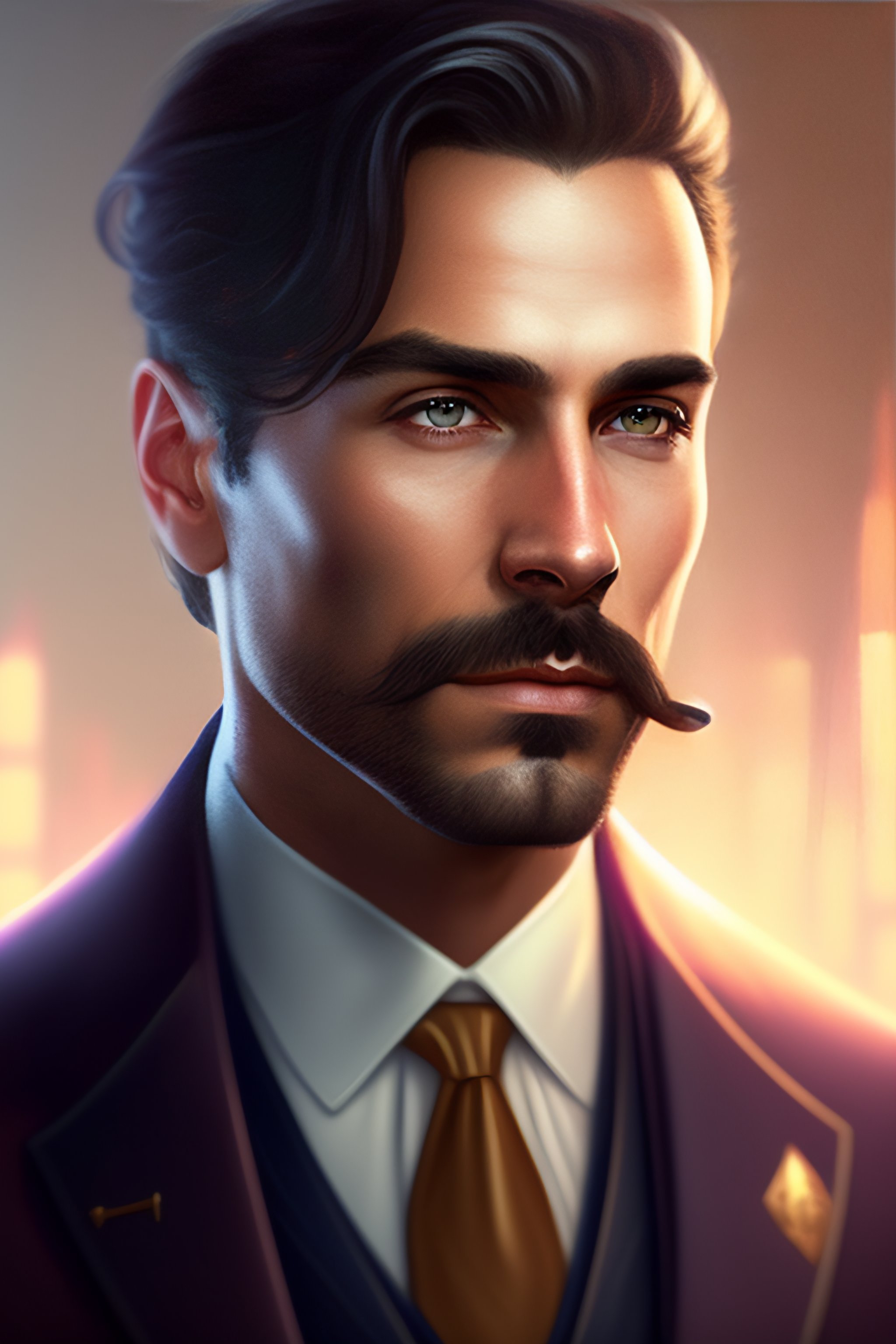 Lexica - Portrait of a parapsychologist, 1920, with used suit, epic ...