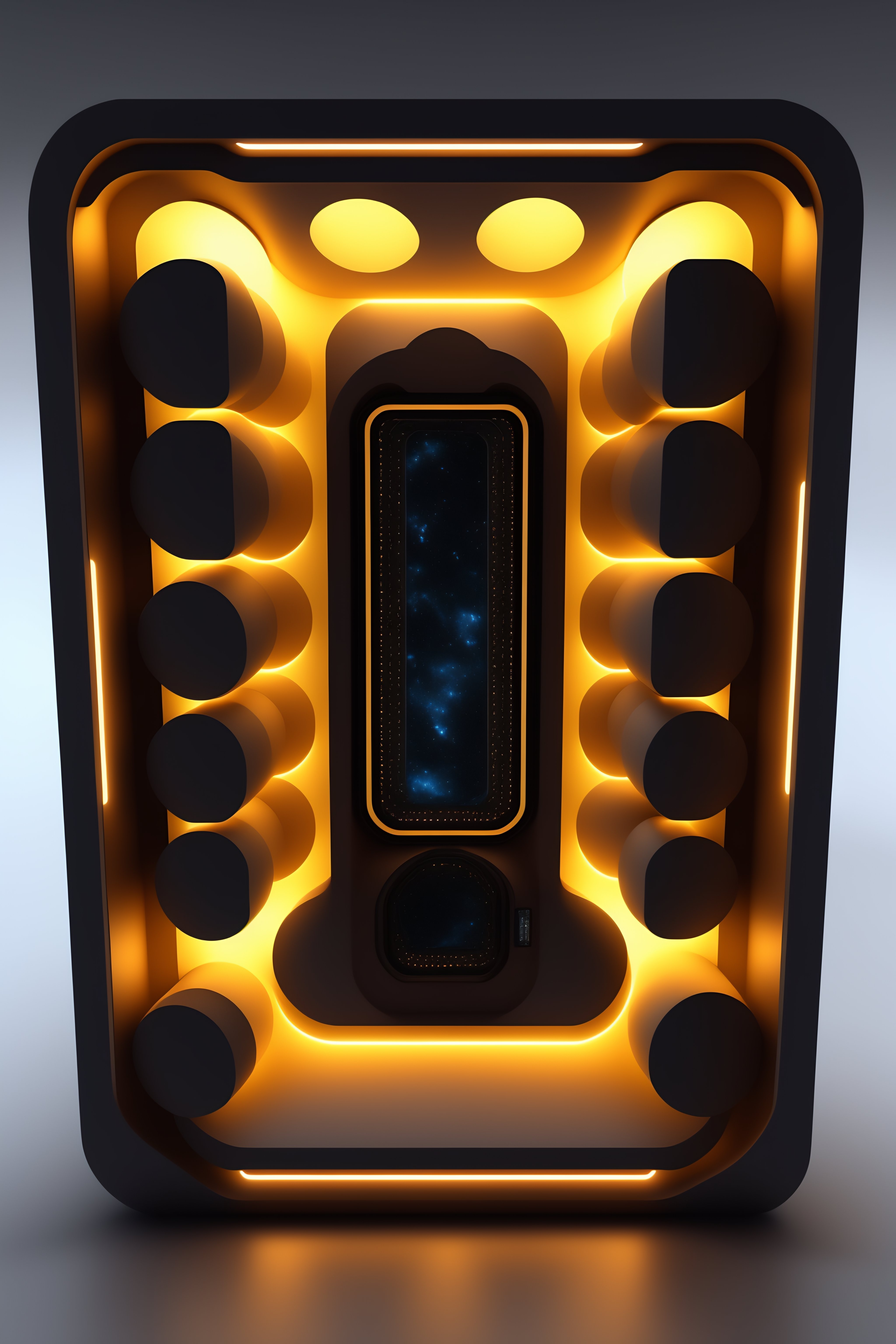 Lexica - Inside spaceship wall texture with metal shinning parts tubes ...