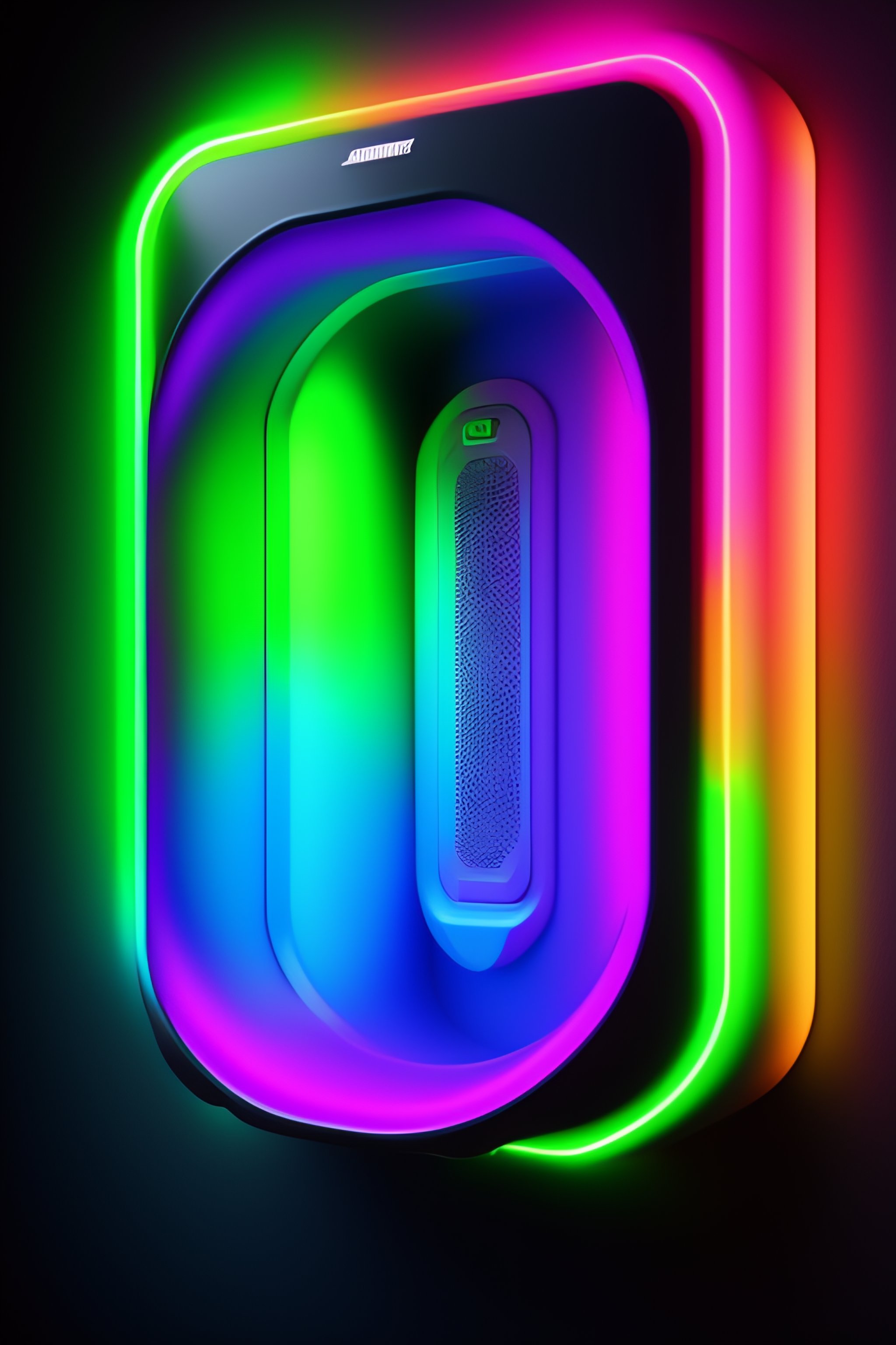 Lexica - A gaming urinal with rgb, cinematic