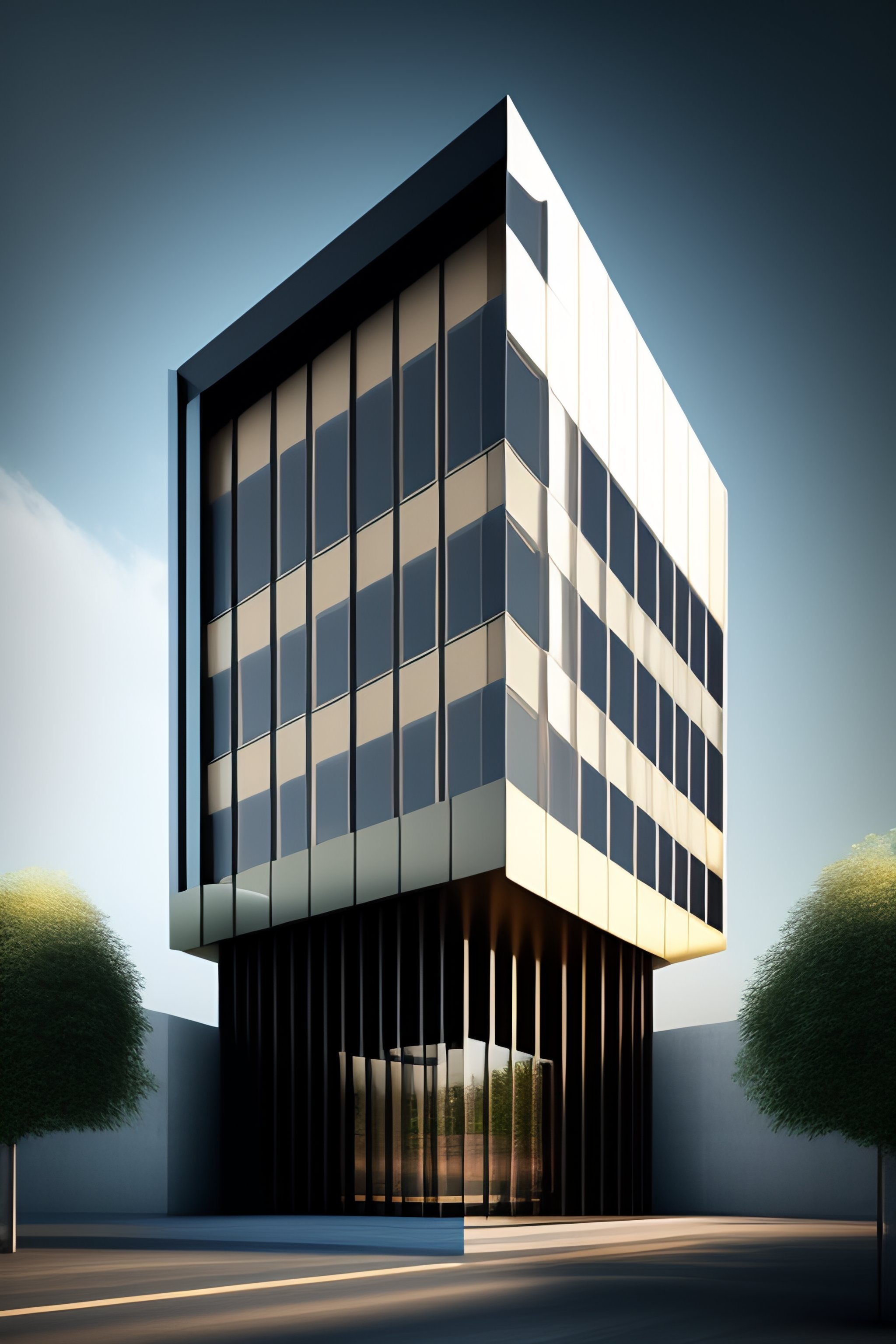 Lexica - Avantgarde architectural facade design