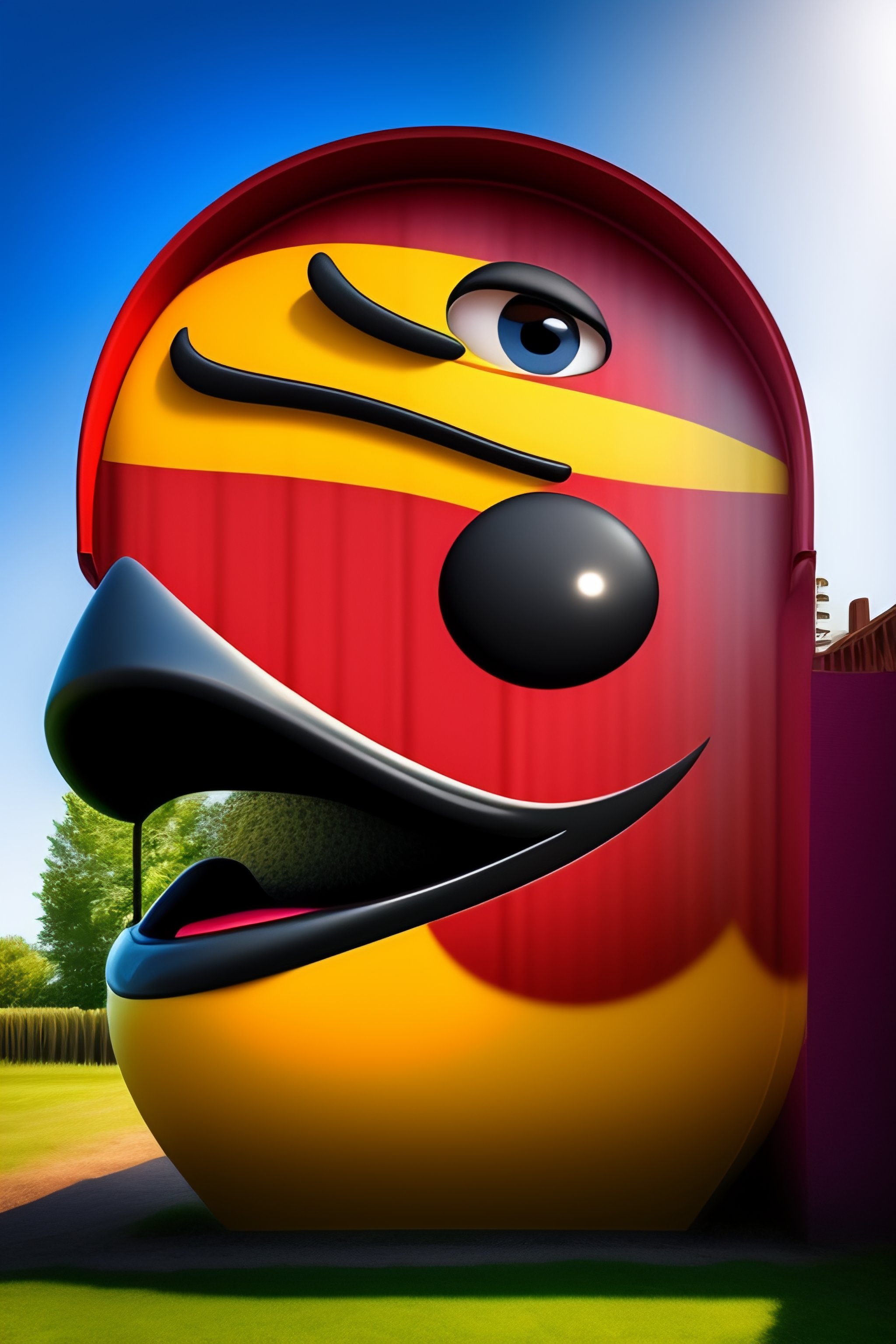 Lexica - Emoji zany face graffiti