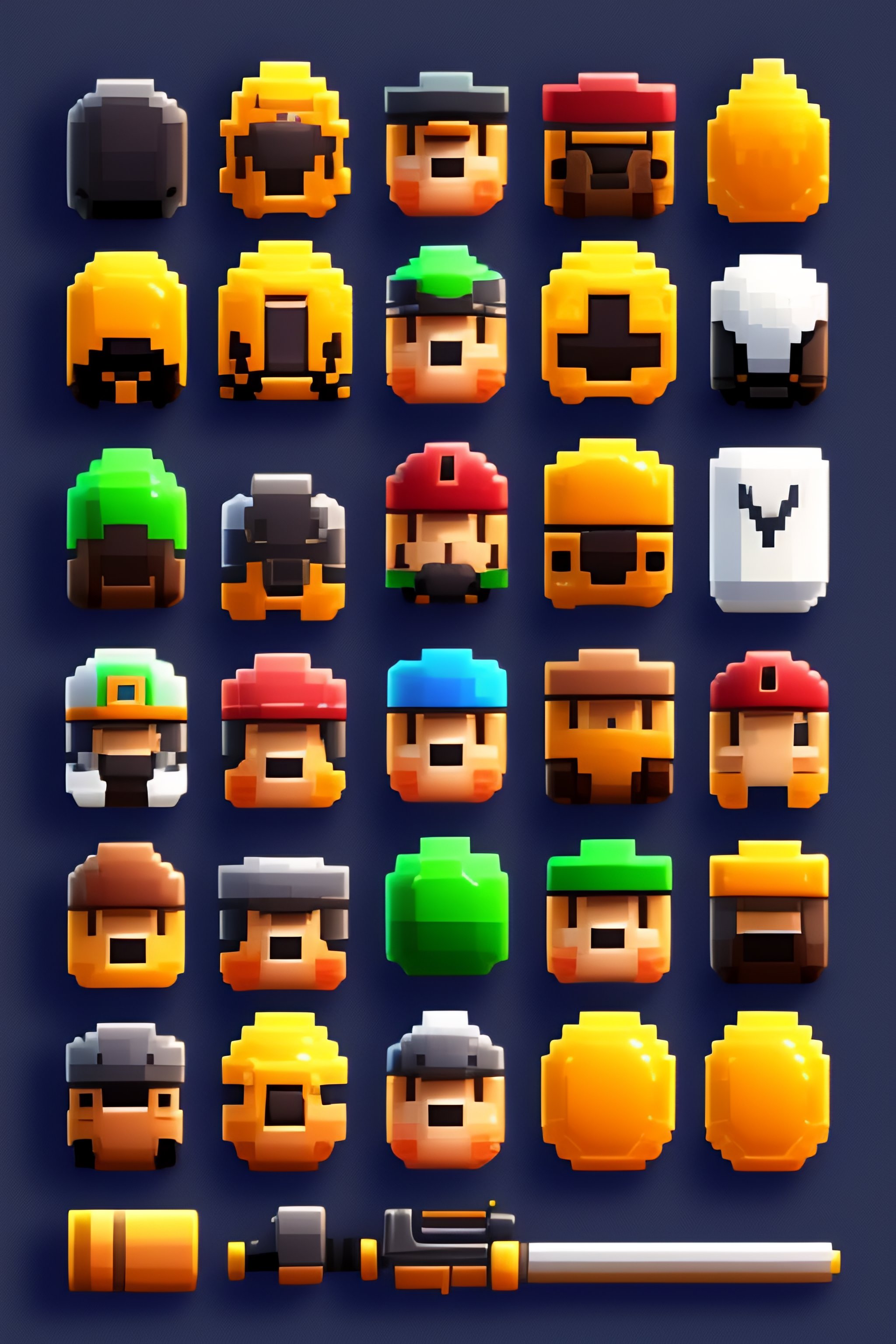 Lexica Spritesheet Character Game