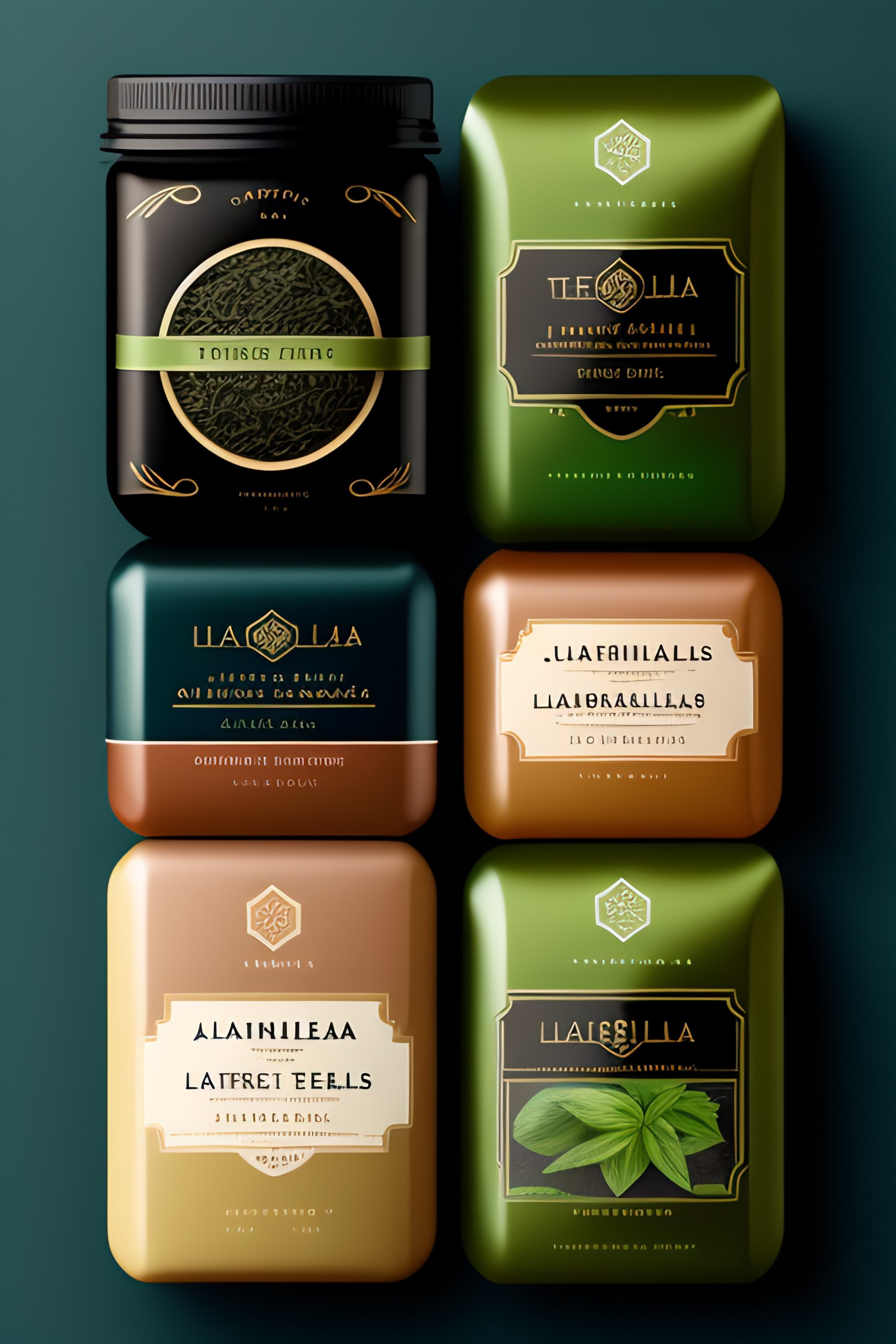 Lexica - Tea leaves package designs