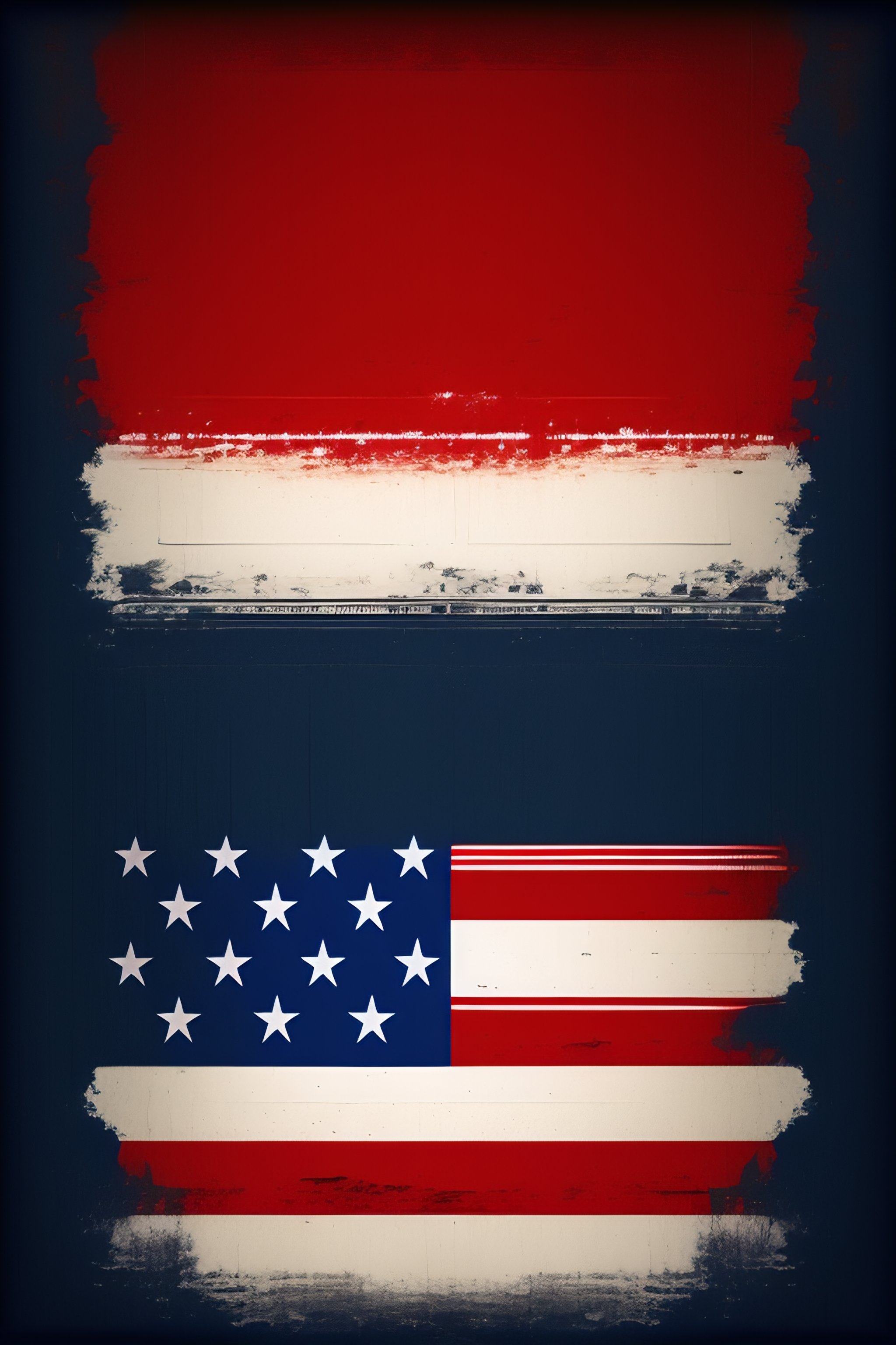 Lexica - US flag eagle warzone