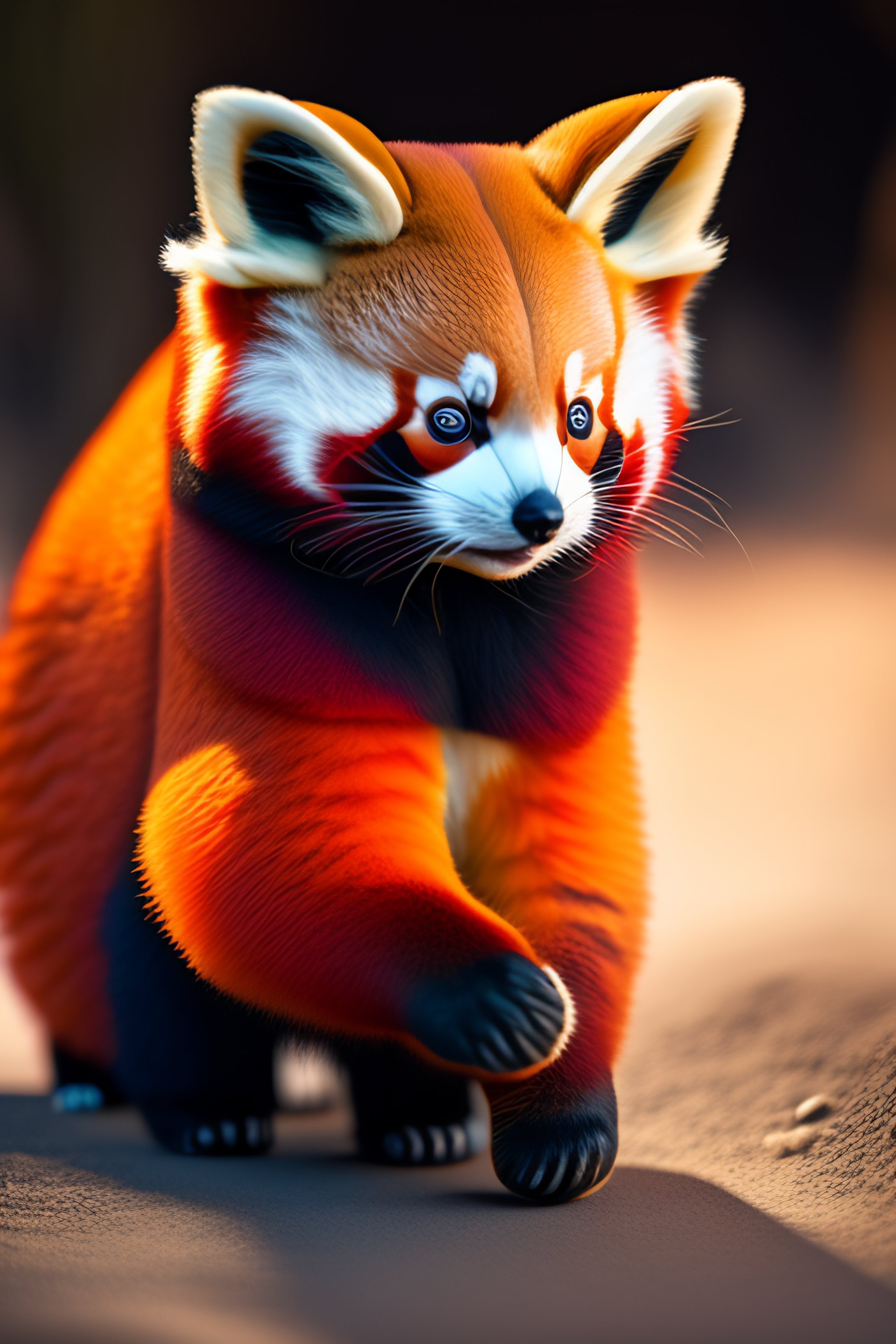 Lexica - Dangerous red panda cat, bosozoku