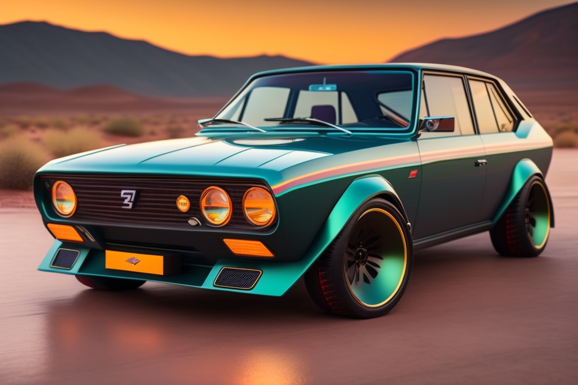 Lexica - The LADA 2107 Cyberpunk Style is a unique and futuristic ...