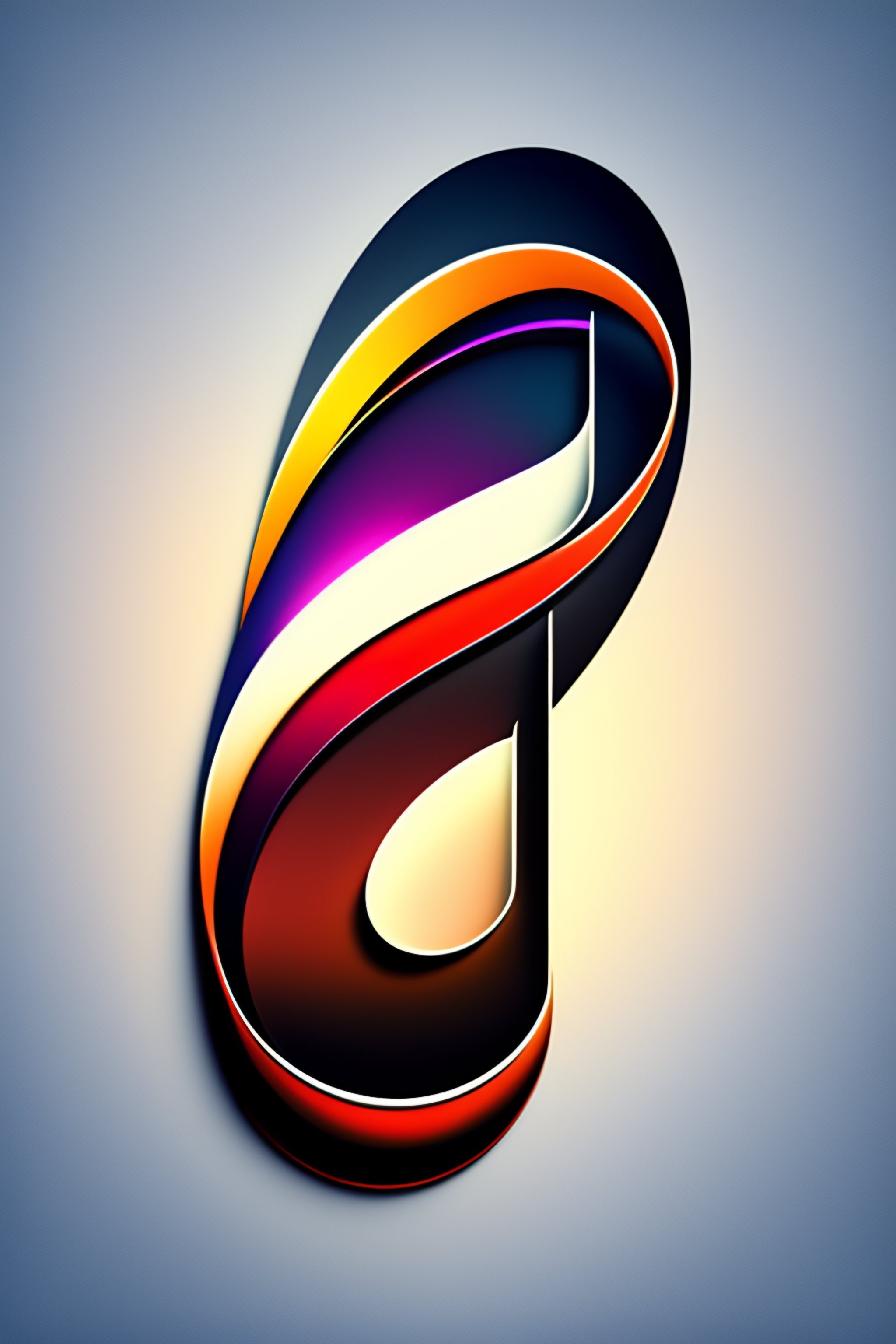 Lexica - Logo with image of music note , minimalistic vector, white ...