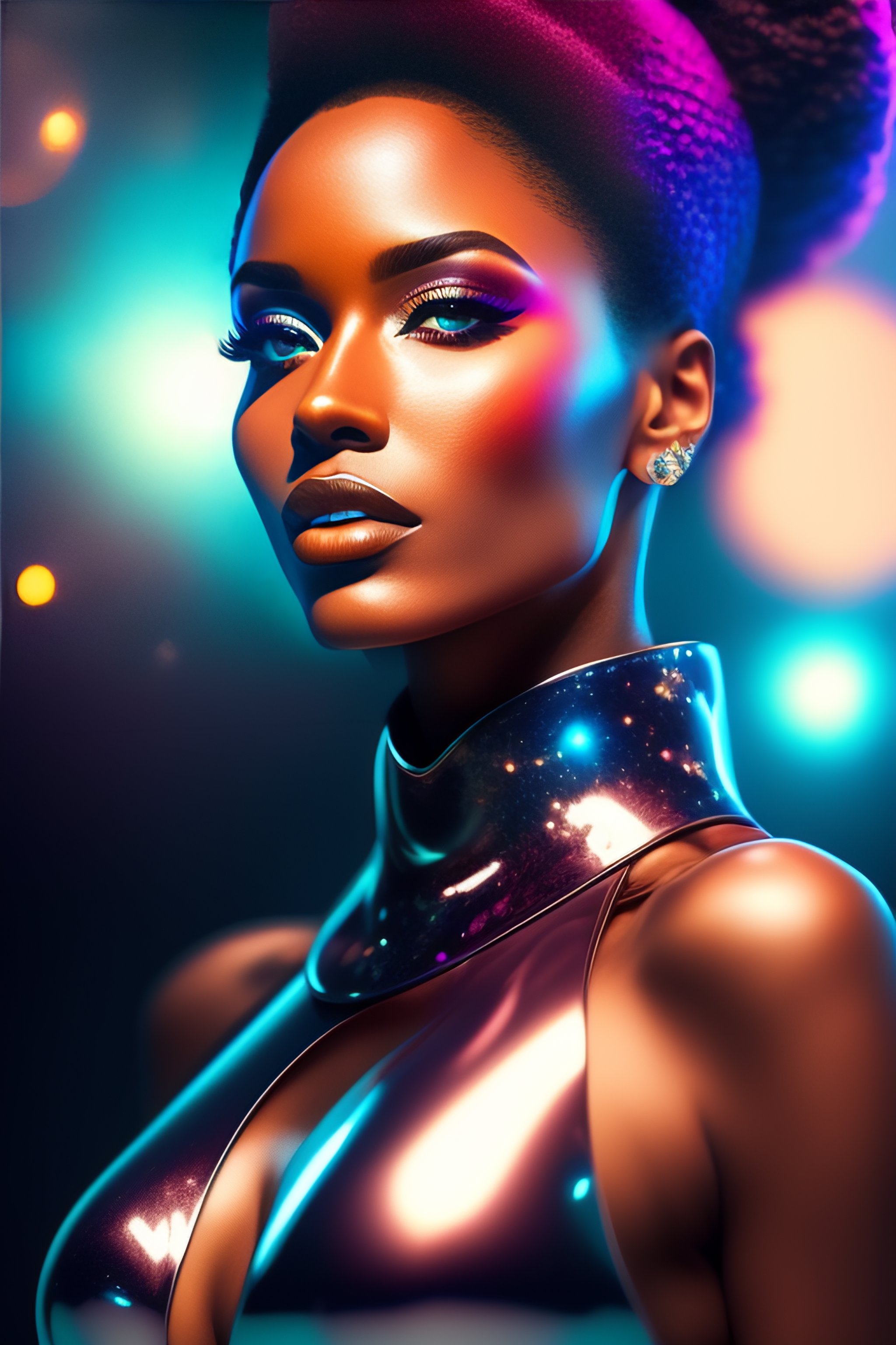 Lexica - Beautiful women of future, smooth, futuristic style, cosmic ...