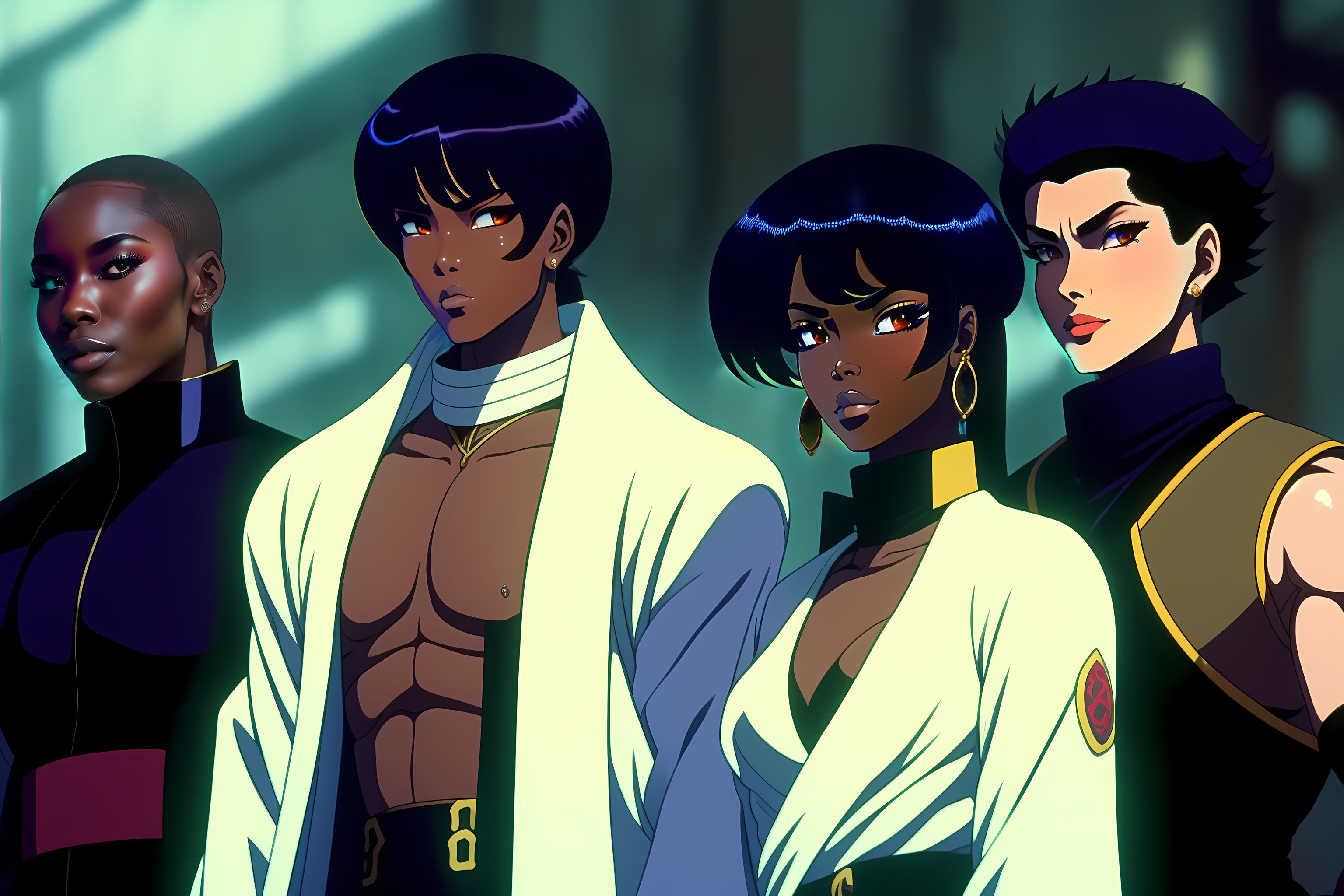 Lexica - A group of Beautiful Black 25 yr old maji, magic wielders in ...