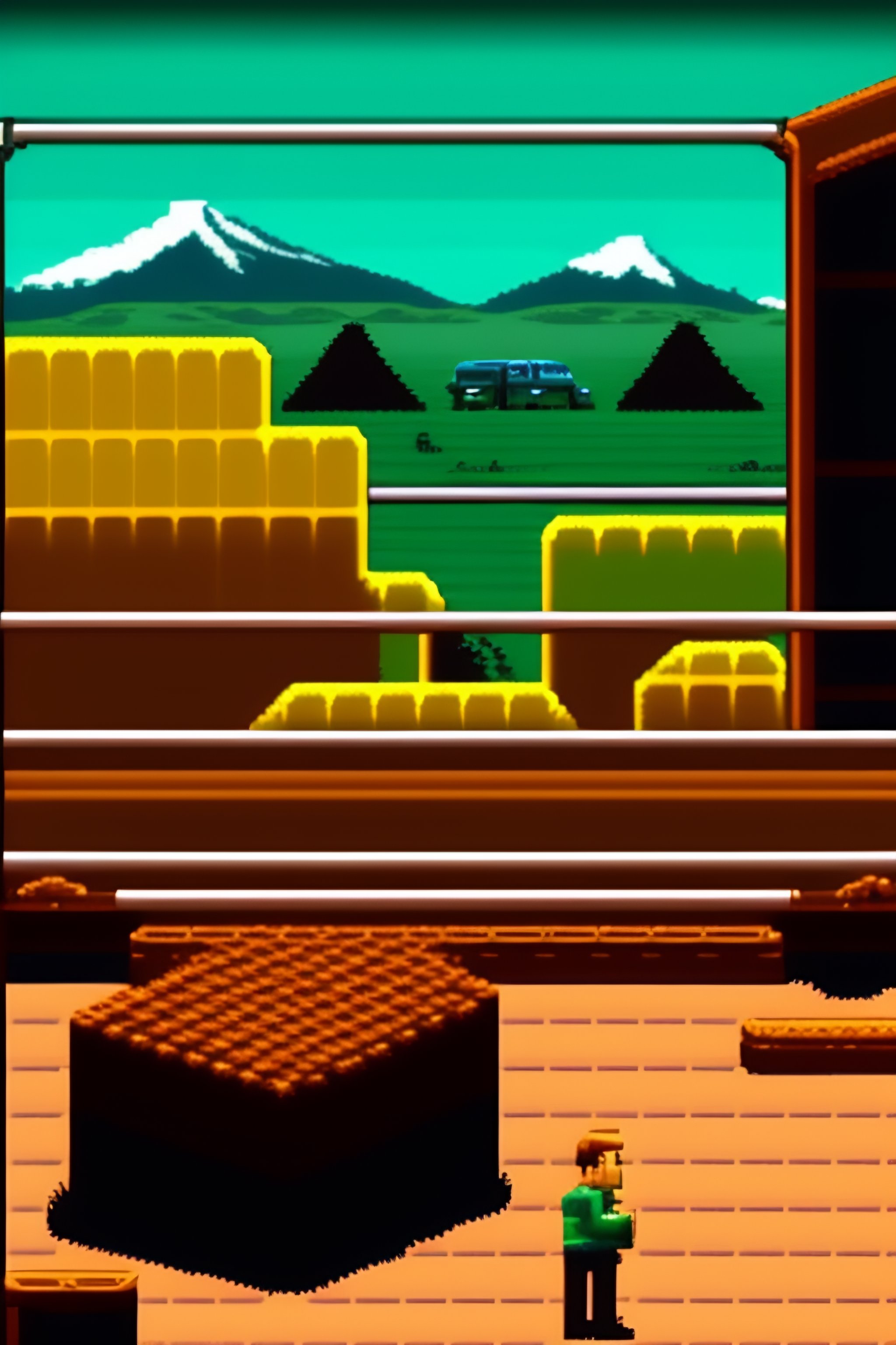 Lexica - Screenshot from “Breaking Bad” game for NES