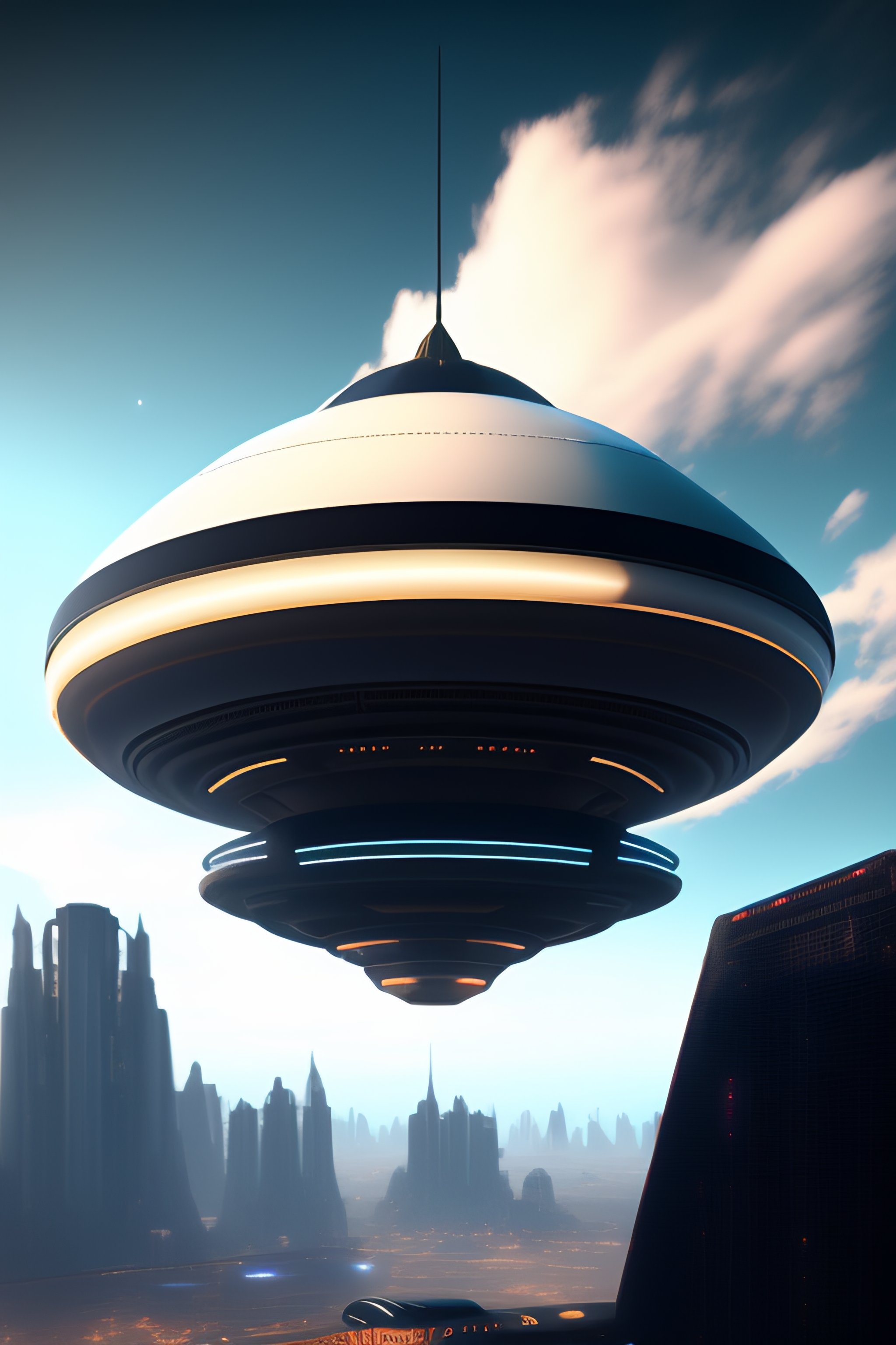Lexica - A UFO in other planet, renderwidth : 8 3 2 height : 1 0 8 8 ...